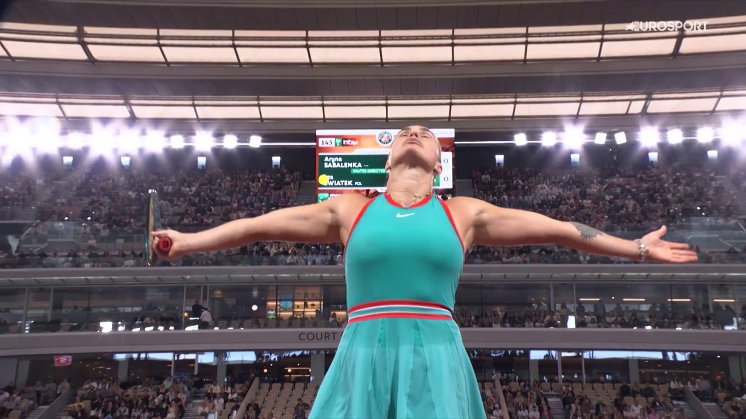 Szybka odpowiedź, Aryna Sabalenka przełamała Igę Świątek na 1:1 w 2 ...