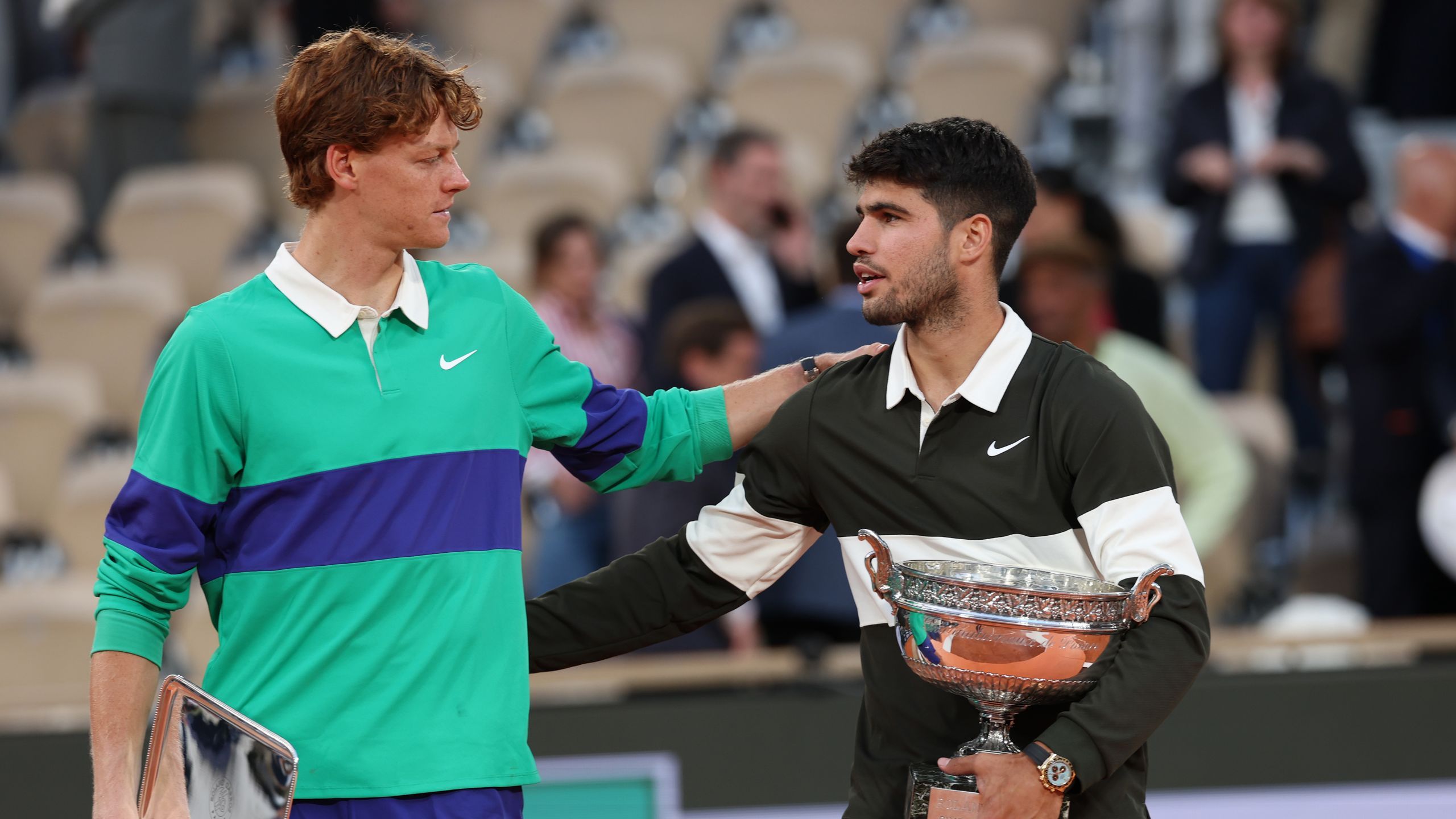 La finale entre Carlos Alcaraz et Jannik Sinner, à jamais au-delà du ...