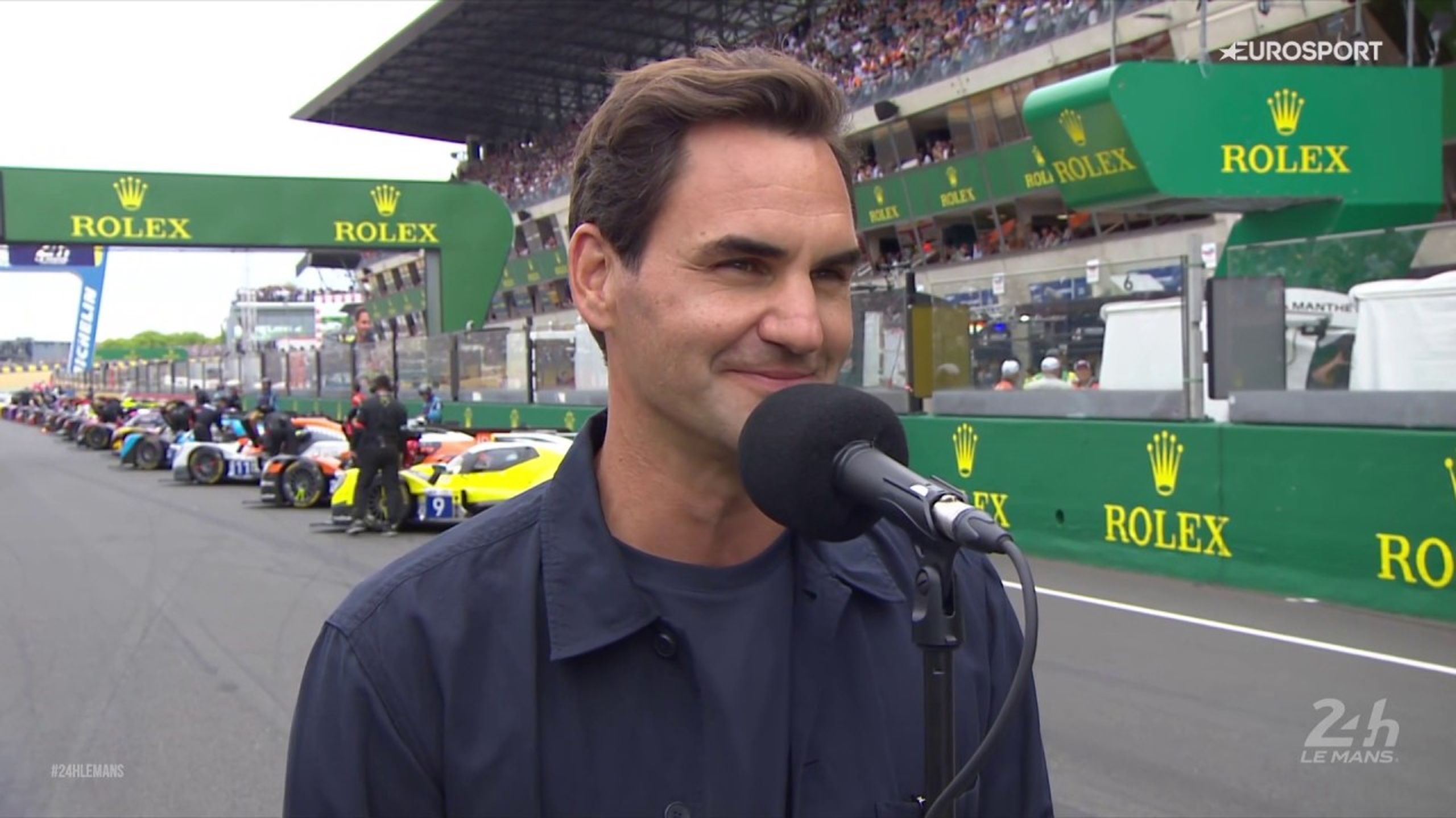 "Accendete i motori": Federer annuncia l'inizio della 24 ore di Le Mans ...