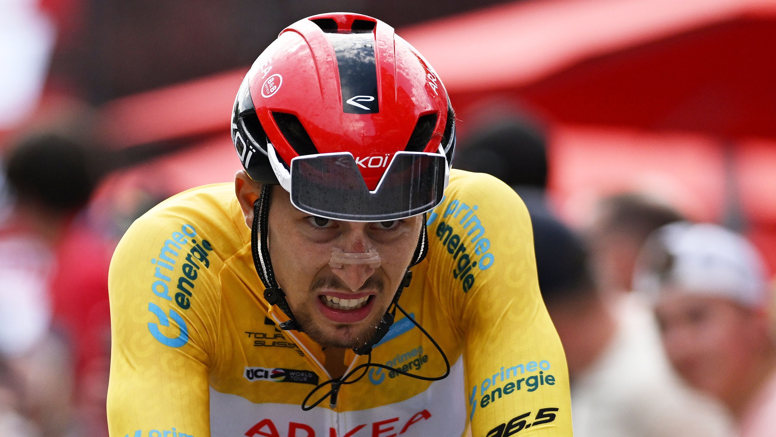 Kévin Vauquelin analyse sa 3e place à l'issue de la 7e étape du Tour de ...