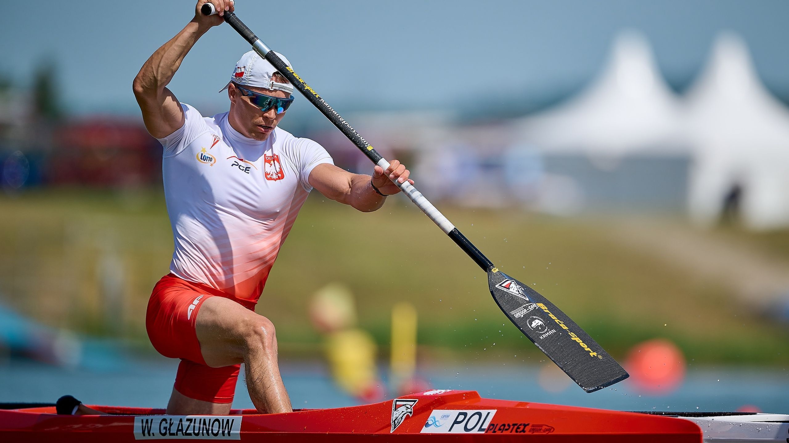 Mistrzostwa Europy w kajakarstwie Racice 2025. Wiktor Głazunow ze ...