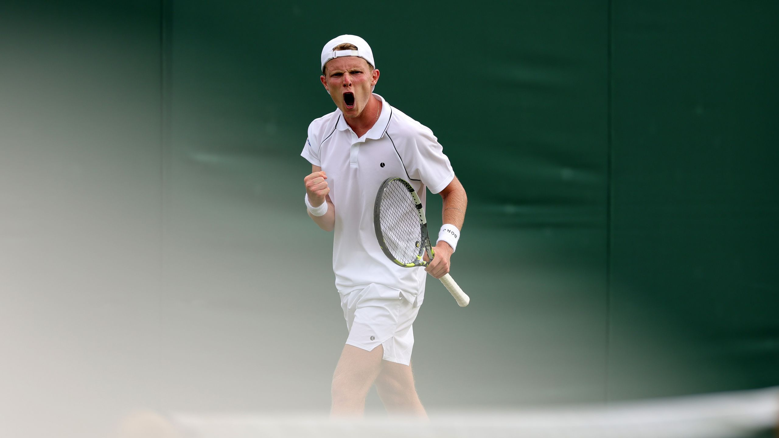 Jesper de Jong na match tie-break voorbij Christopher Eubanks tijdens ...