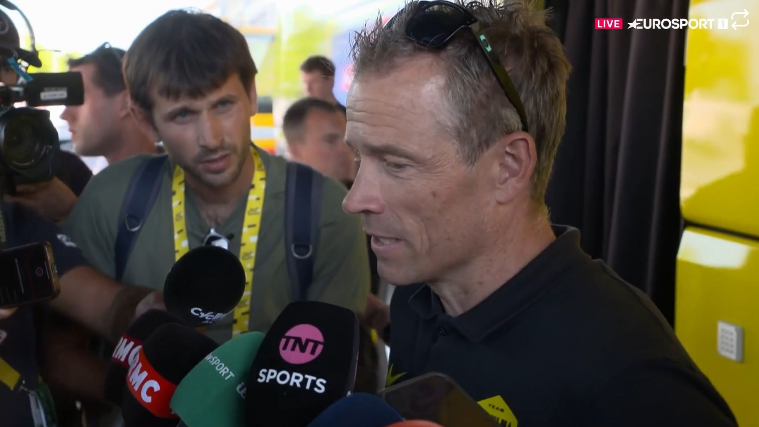 Grischa Niermann (Visma | Lease a Bike) après la 5e étape du Tour de ...