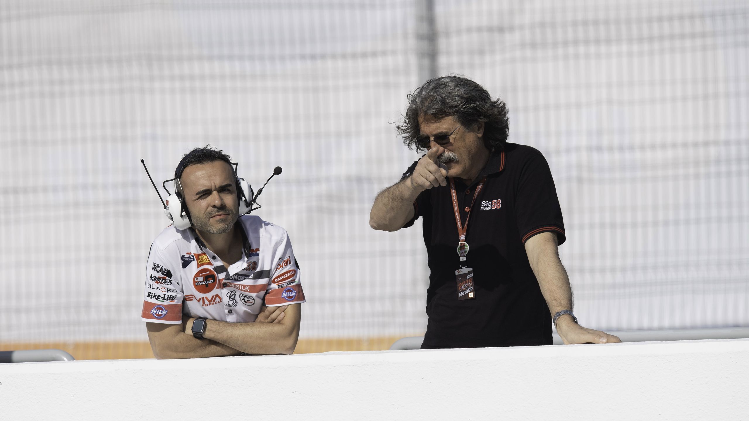 Paolo Simoncelli e il brutttissimo incidente al suo pilota Luca Lunetta ...