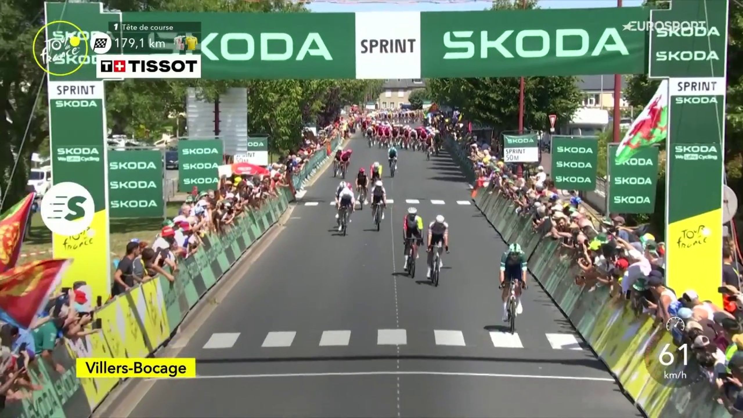 Jonathan Milan vince un altro traguardo volante! Occhio però a van der ...