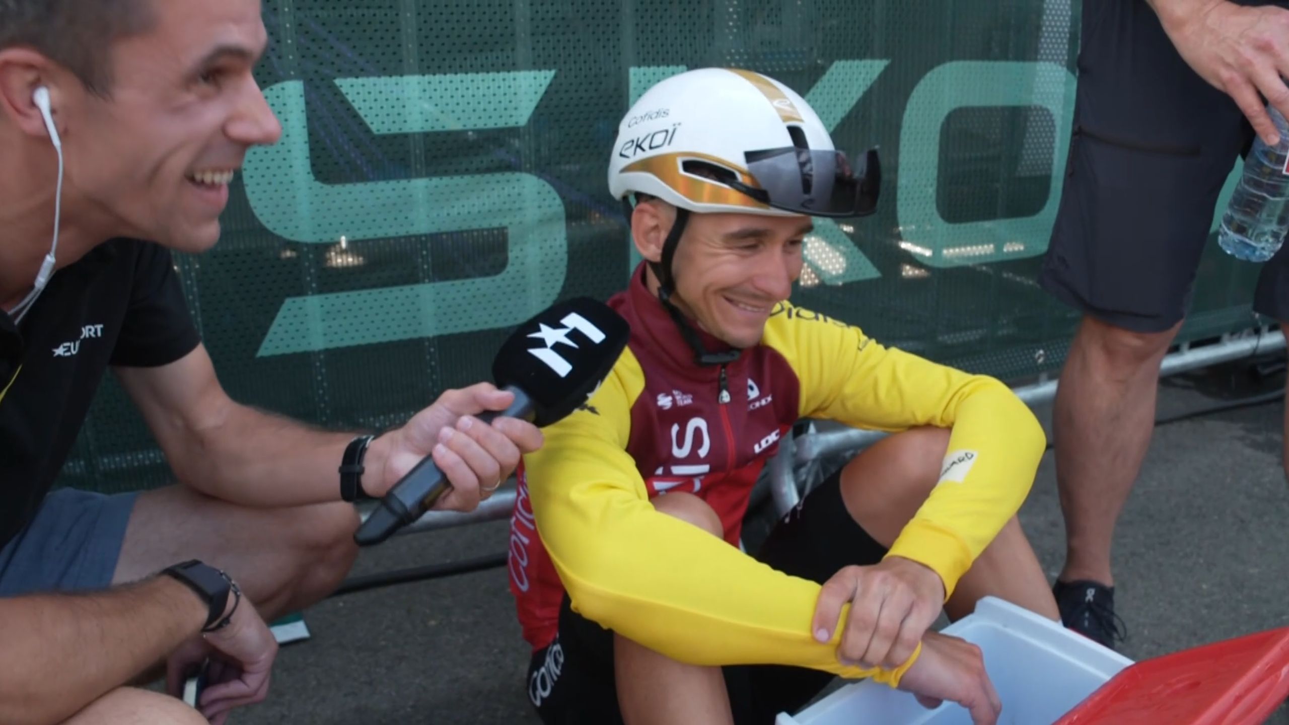 Bryan Coquard (Cofidis, 171e et dernier de la 12e étape du TDF) : doigt ...