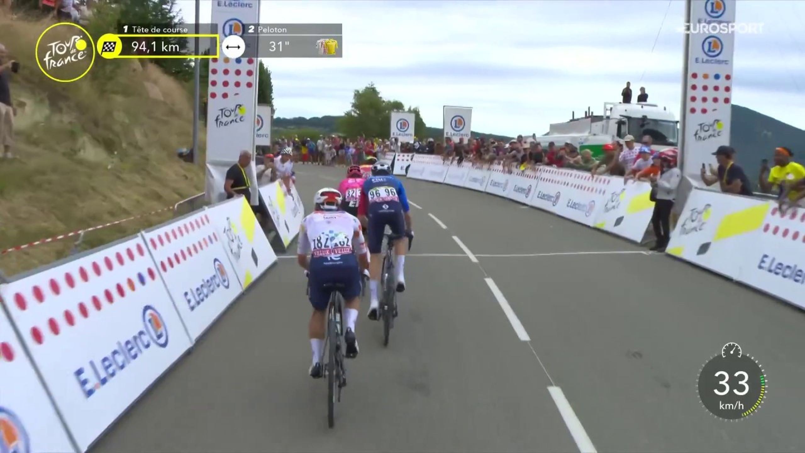 Tour de France 2025 - Jonas Abrahamsen wygrał górską premię 94 km przed ...