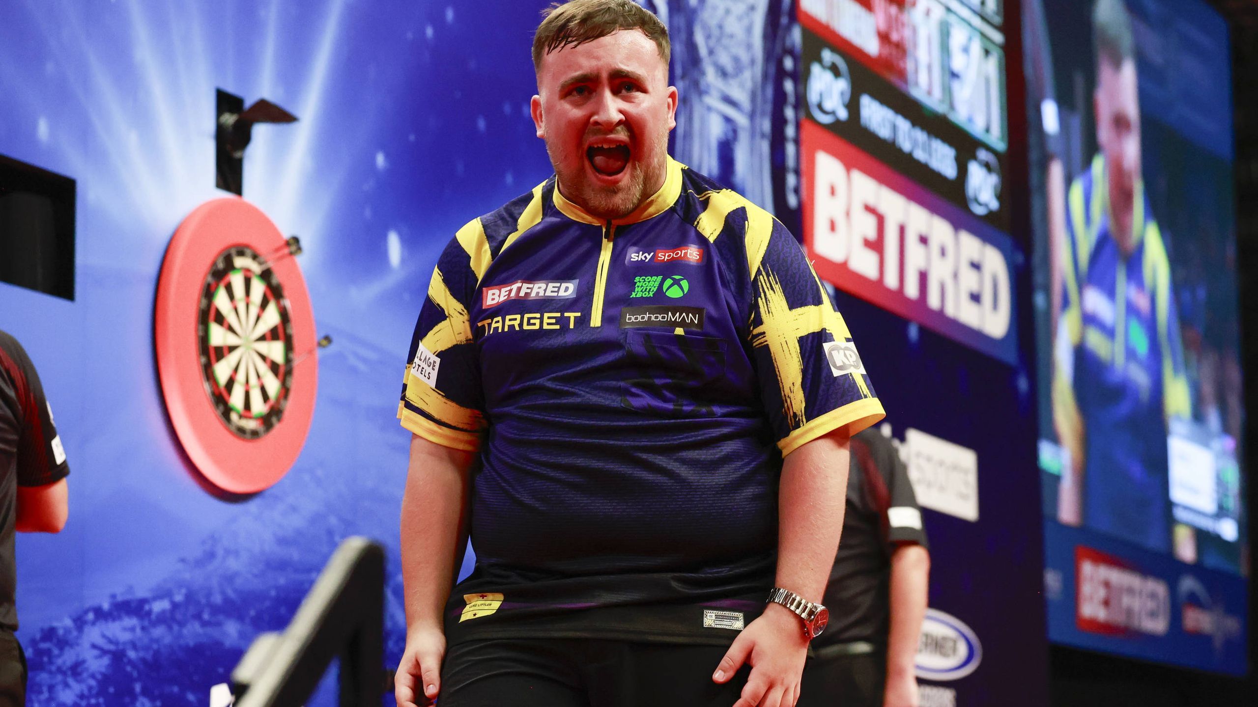 World Matchplay: Luke Littler wirft Neundarter im Halbfinale gegen Josh ...