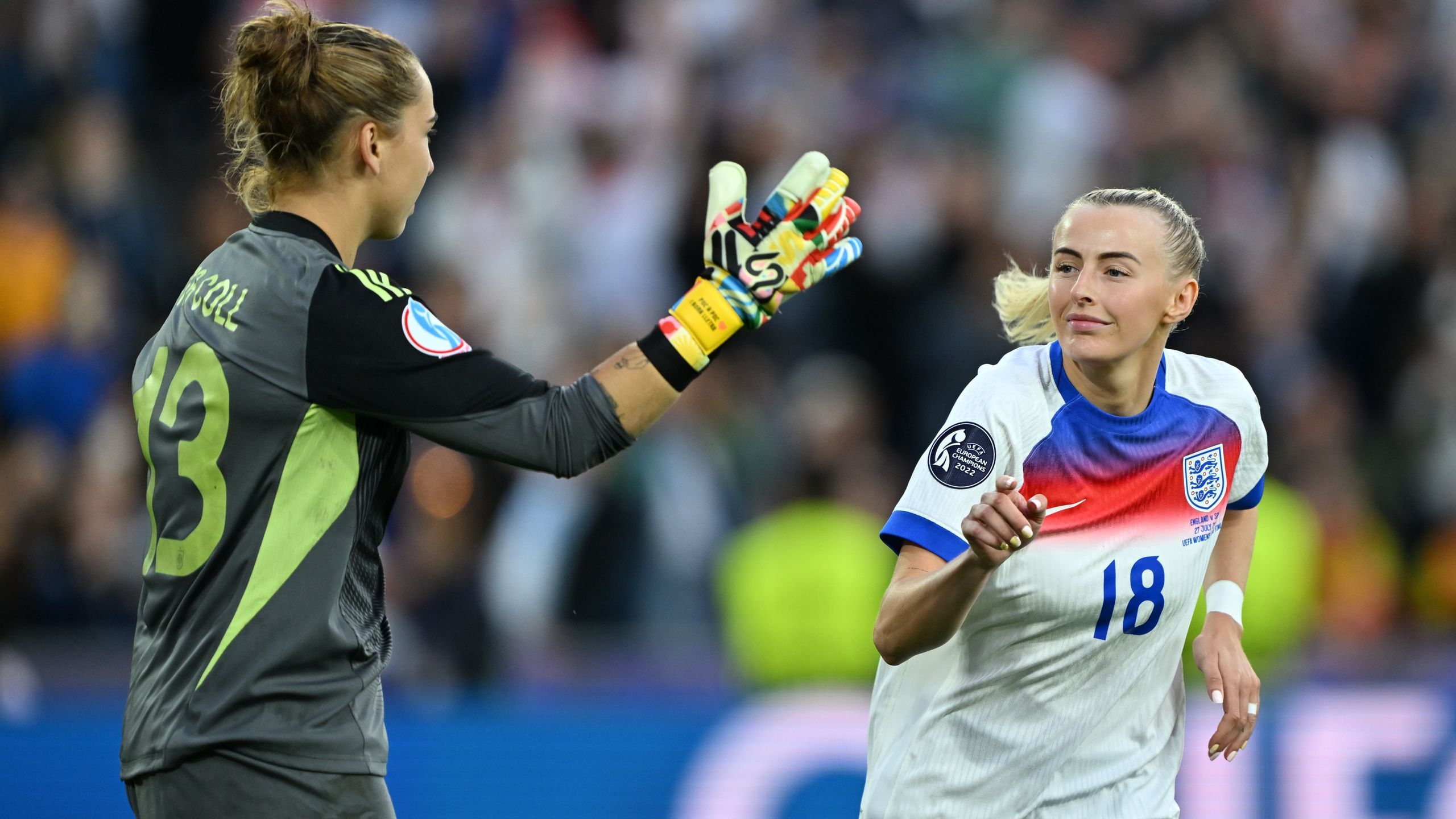 EUROCOPA 2025 | La polémica celebración de Kelly en la cara de Cata ...
