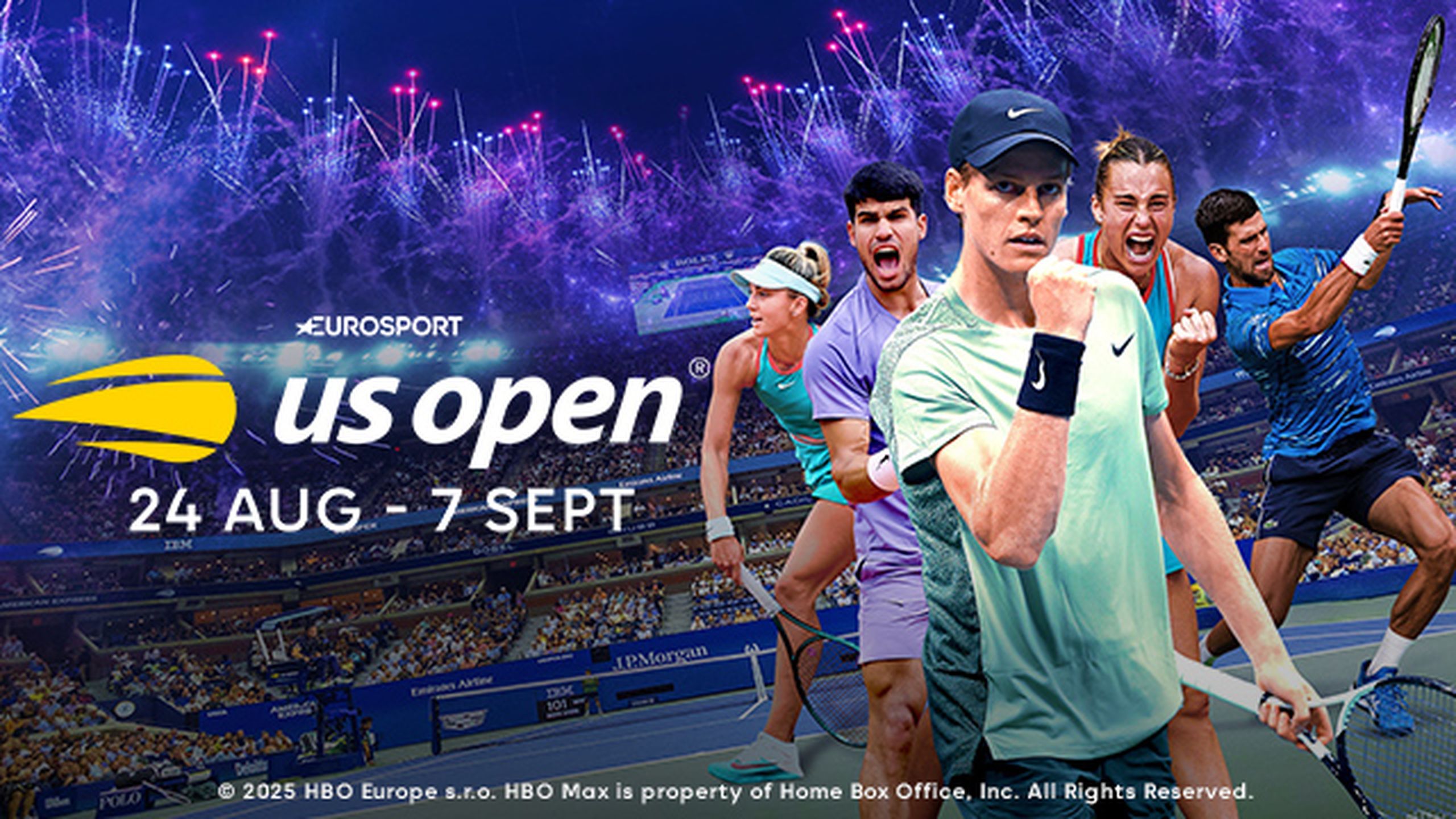 US Open 2025 se vede în direct pe Eurosport și HBO Max, în perioada 24 ...