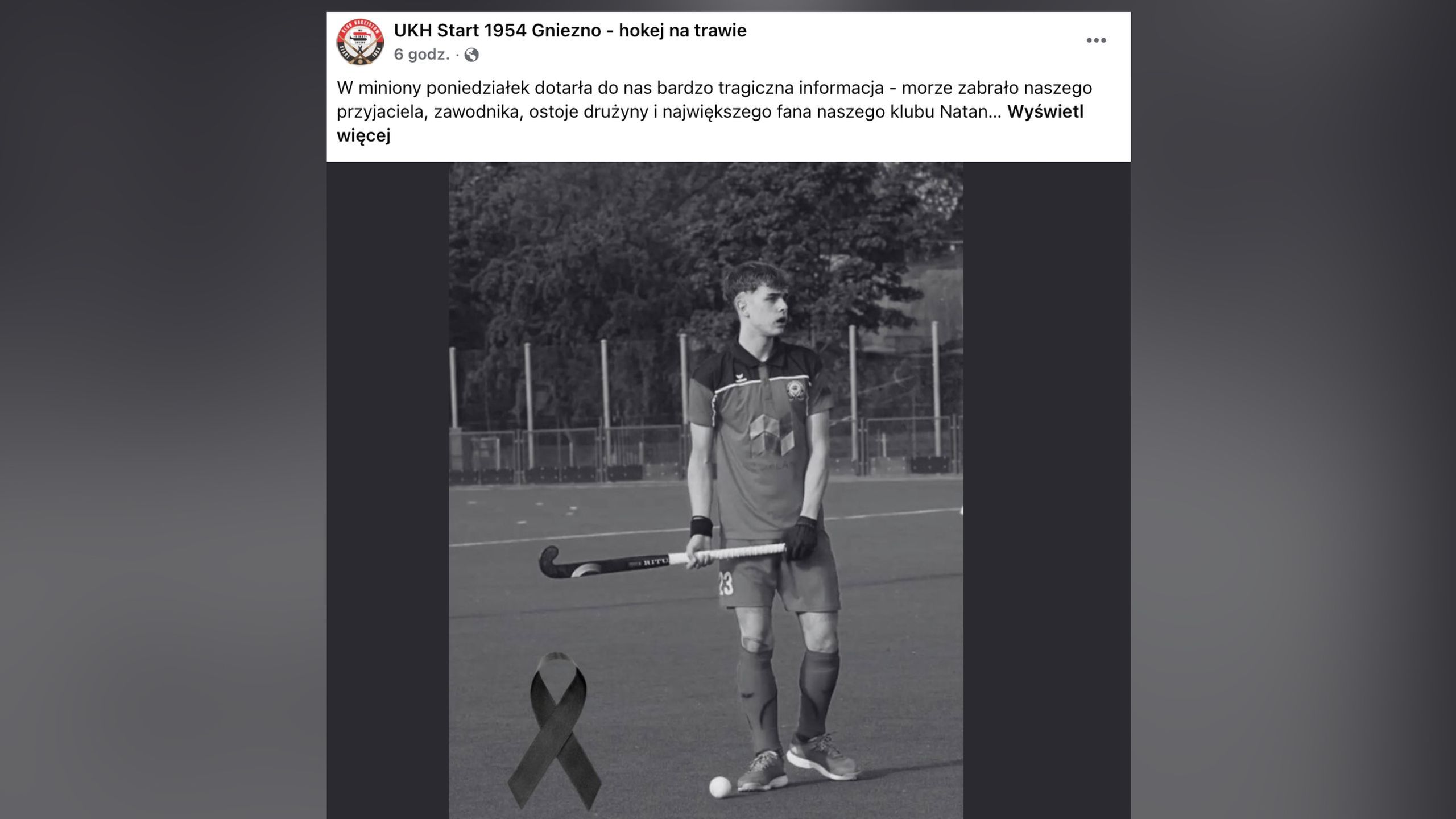 Natan Stranz nie żyje. Były młodzieżowy reprezentant Polski w hokeju na ...