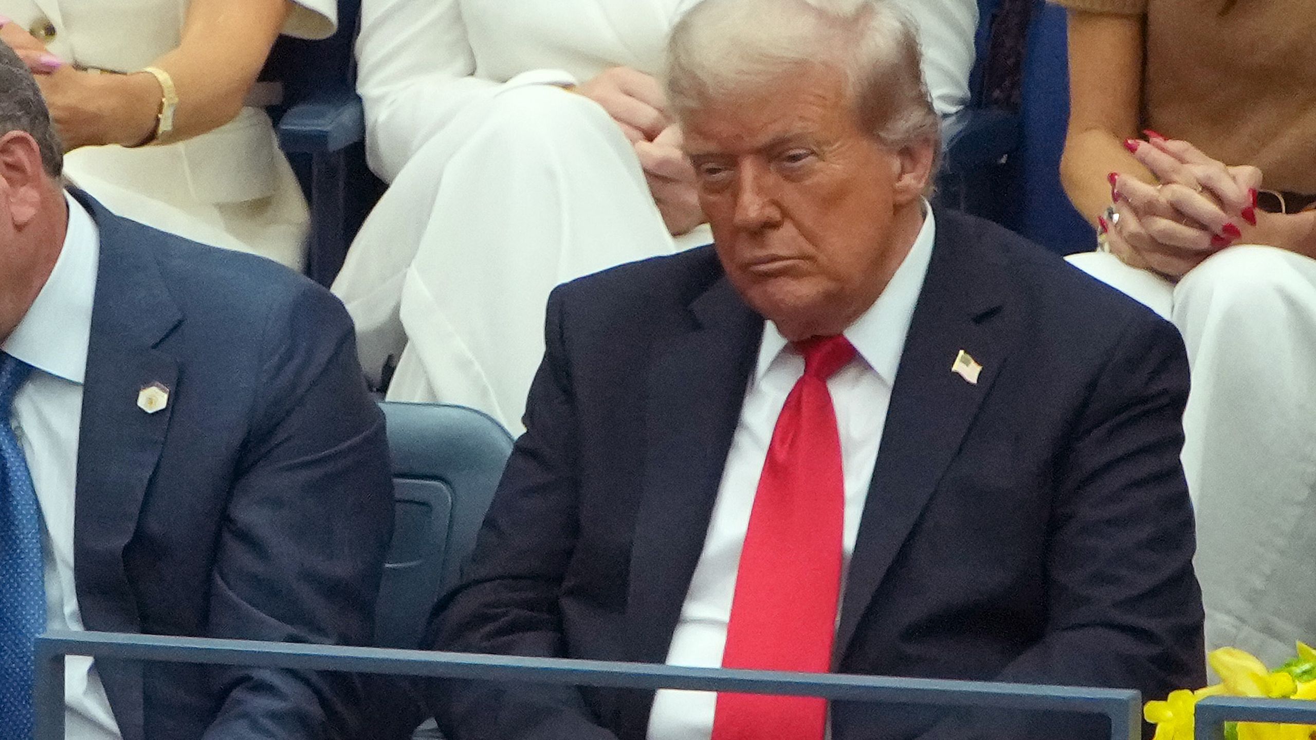 US Open: Gemischter Empfang für Donald Trump bei Finale zwischen Jannik ...