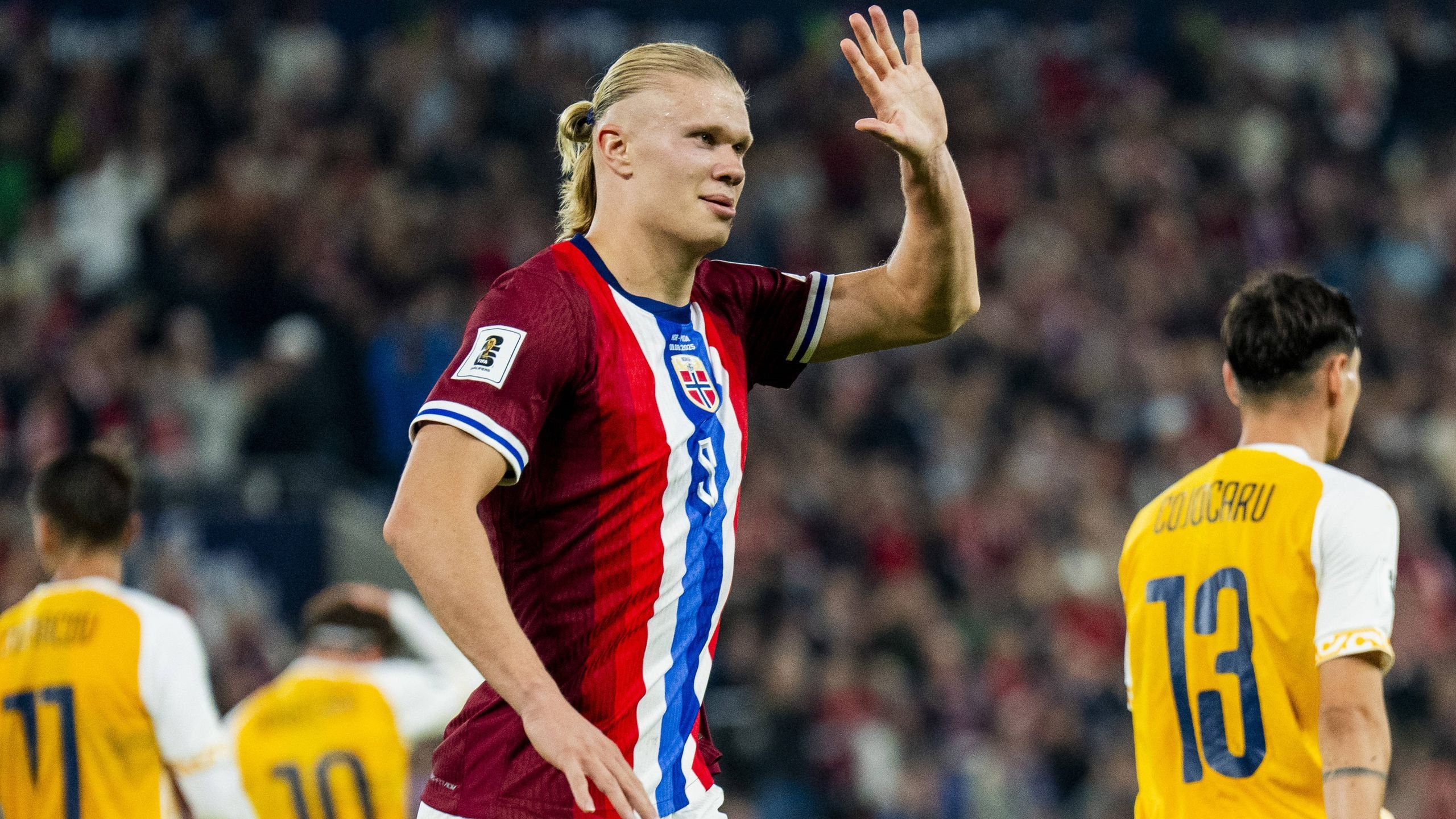 Erling Haaland strzelił pięć goli w meczu Norwegia - Mołdawia. Pierwszy ...