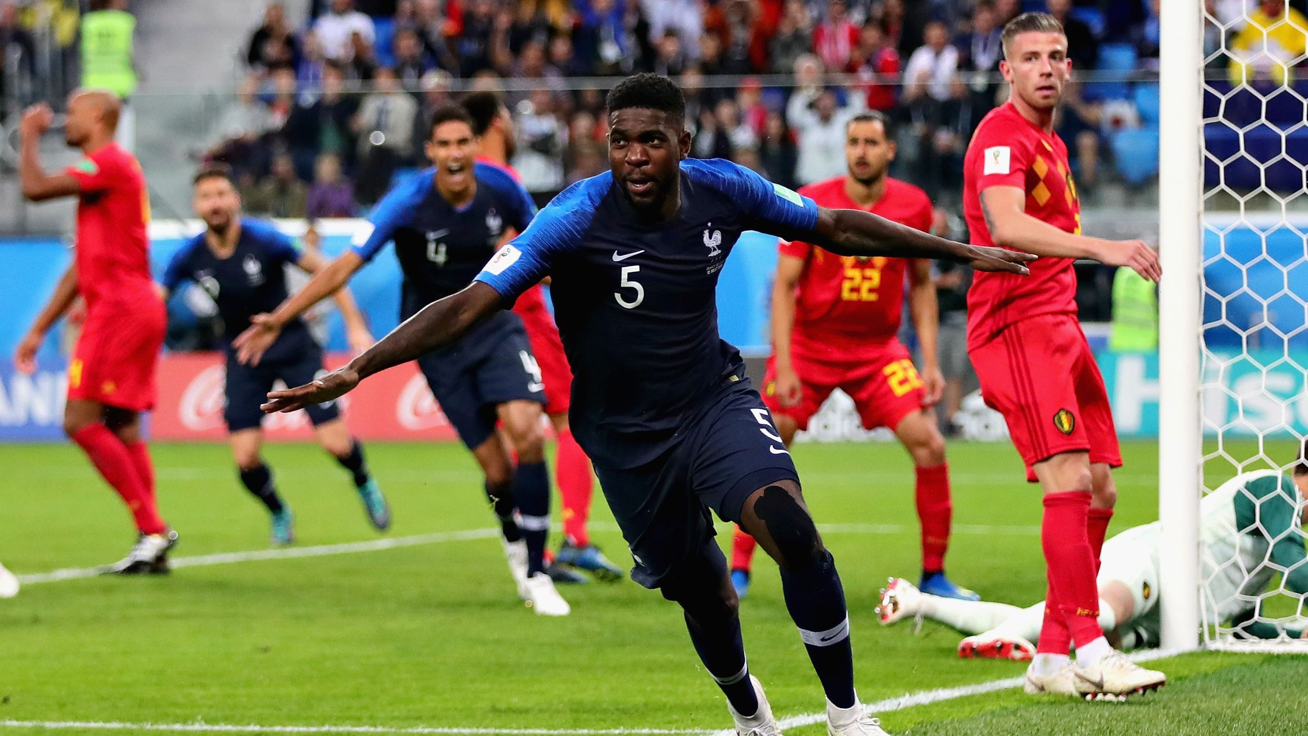 Samuel Umtiti, champion du monde avec l'équipe de France en 2018 et ex ...
