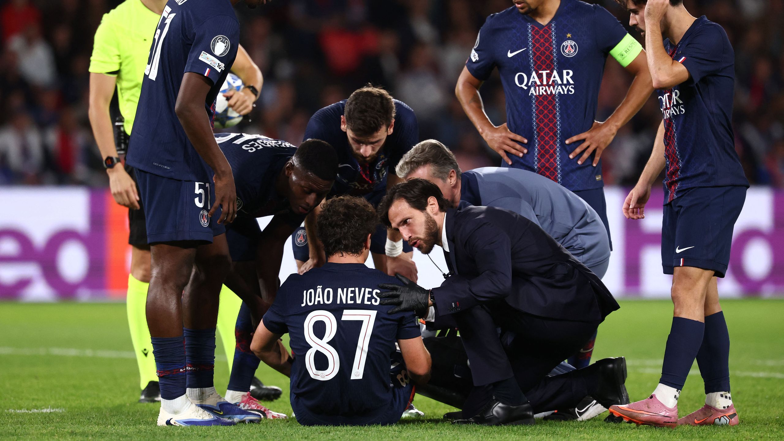 PSG-Atalanta Bergame (Ligue des champions) : Joao Neves, nouvel absent ...