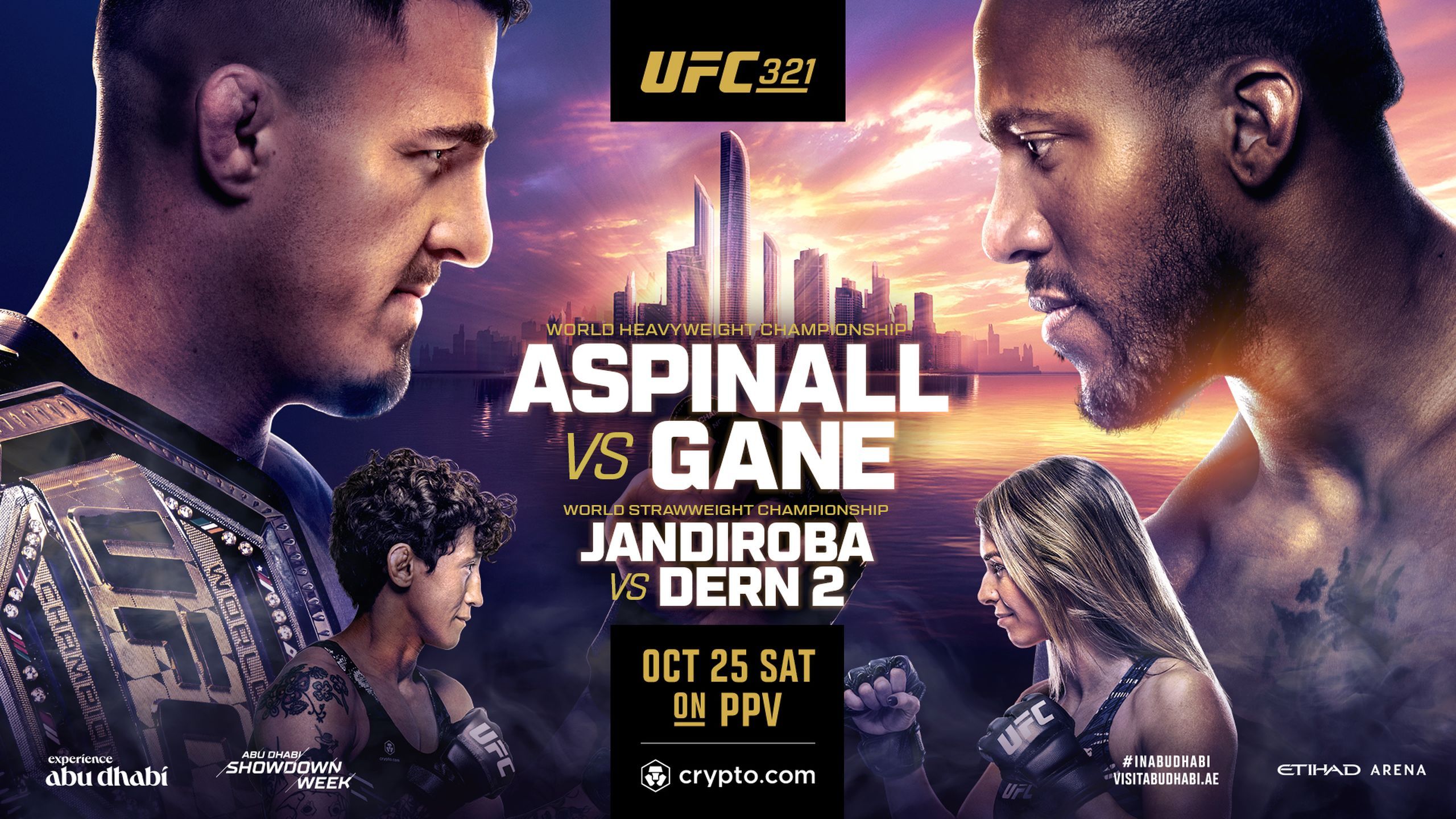 Hoe laat en waar kijk je live naar UFC 321: Aspinall vs. Gane - Eurosport