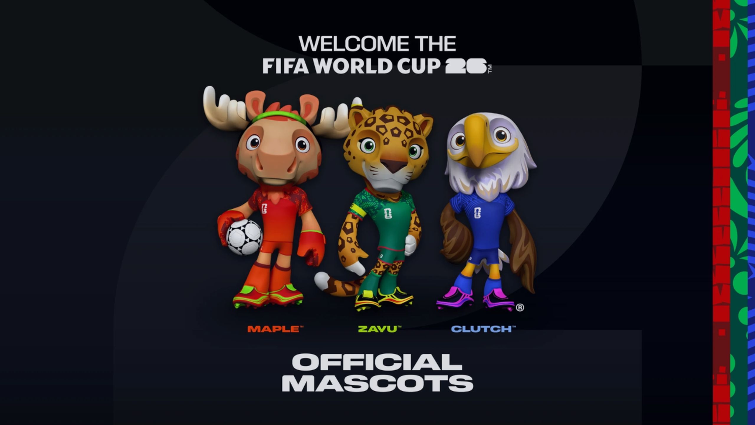 Un alce, un jaguar y un águila: la FIFA presenta a las tres mascotas ...