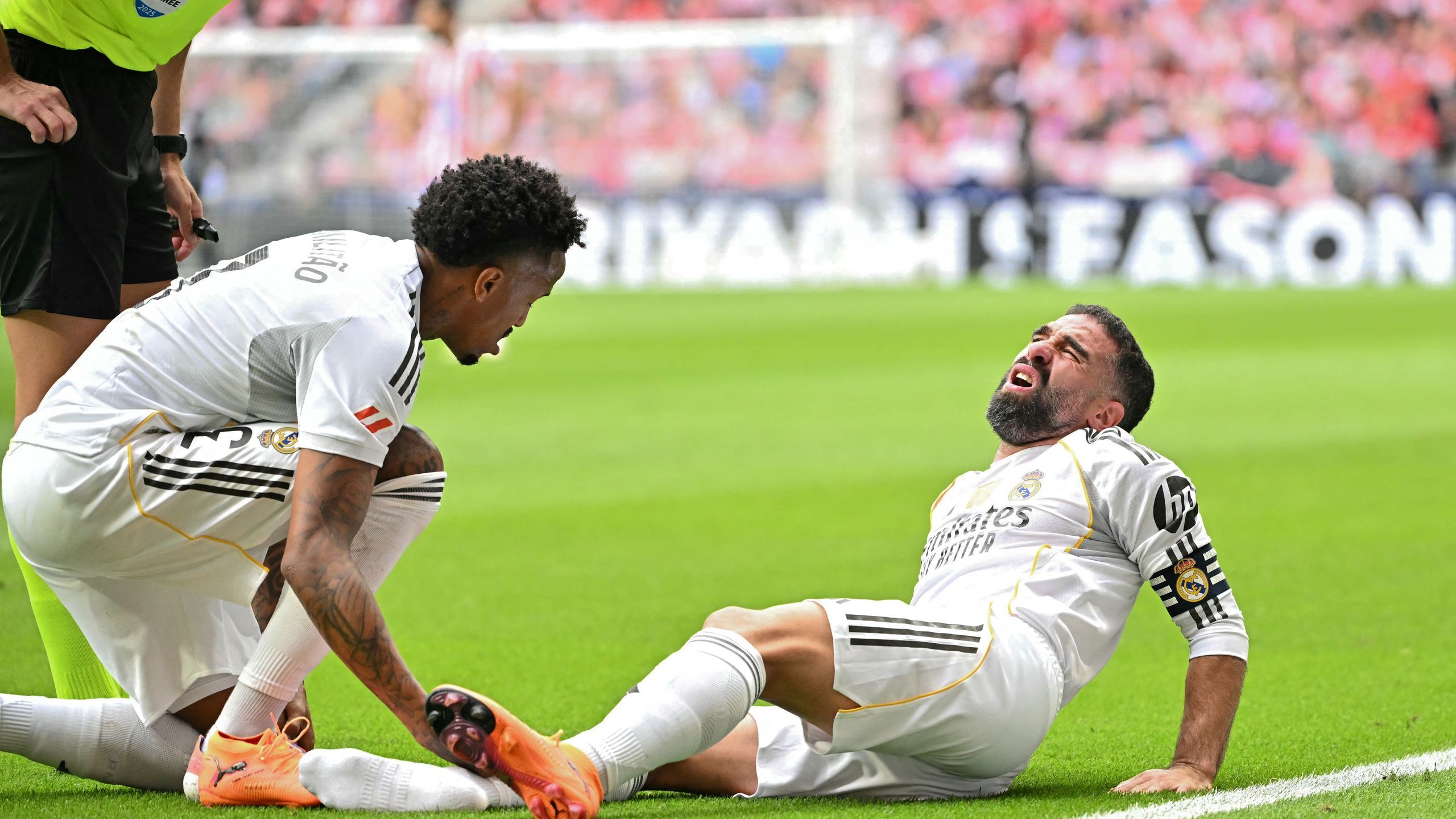Dani Carvajal, lesionado de la rodilla derecha: qué tiene y cuánto ...