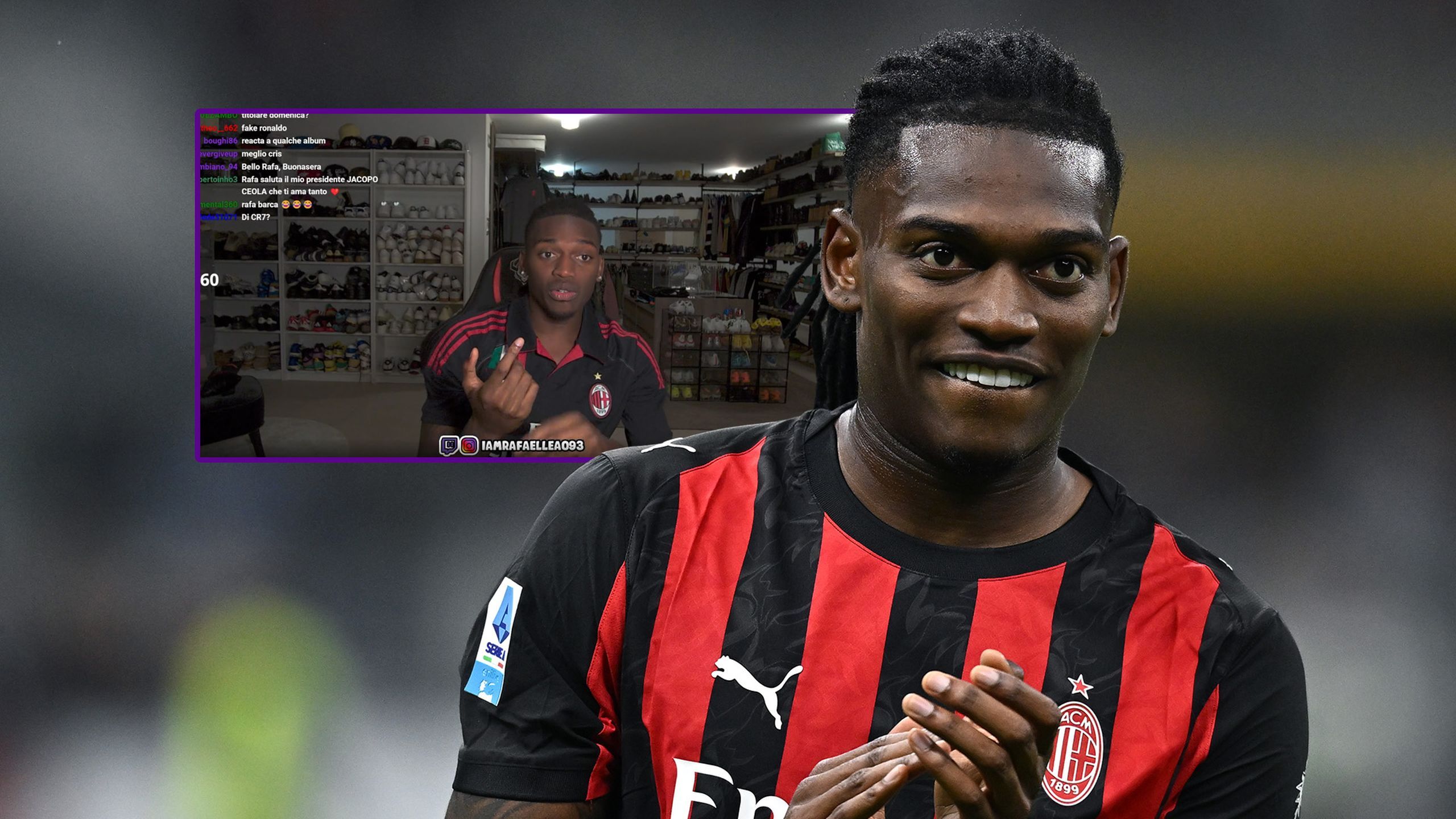 Leao show su Twitch: San Siro, il 7 contro 1 in Milan-Napoli, Allegri ...