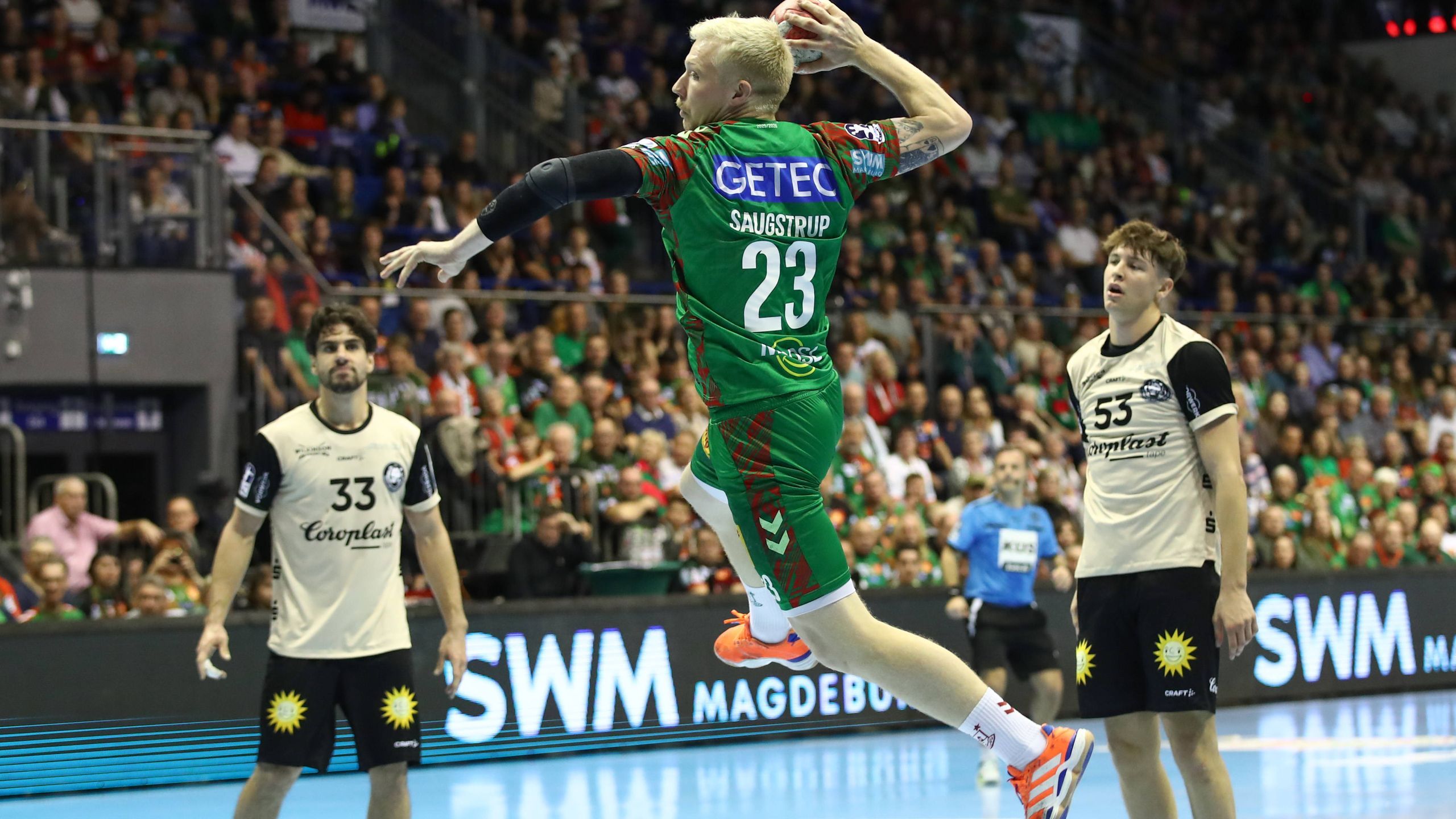 Handball: Magdeburg bleibt an Flensburg dran - Eurosport