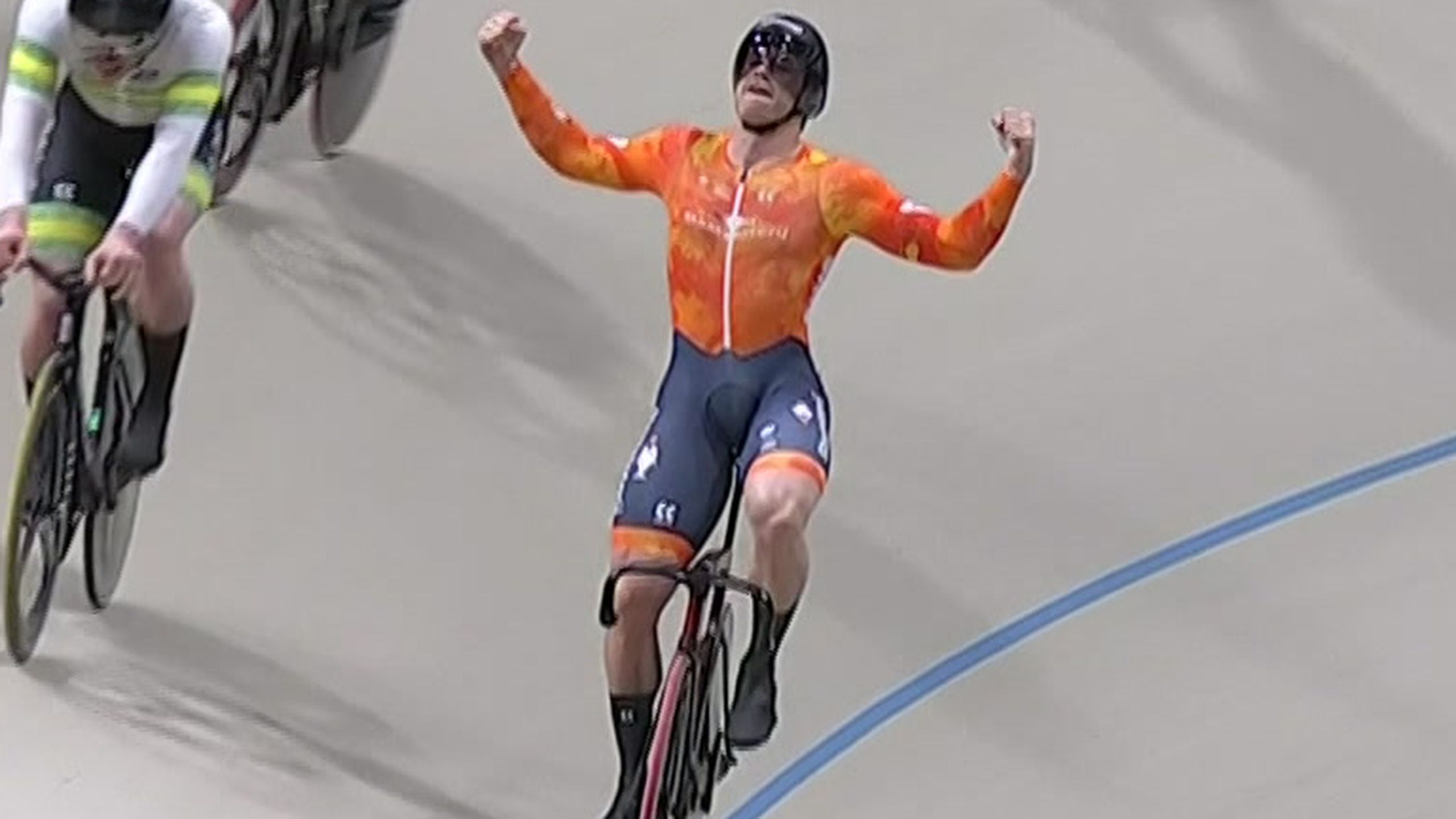 Harry Lavreysen gewinnt bei Bahnrad-WM in Santiago de Chile Gold im ...