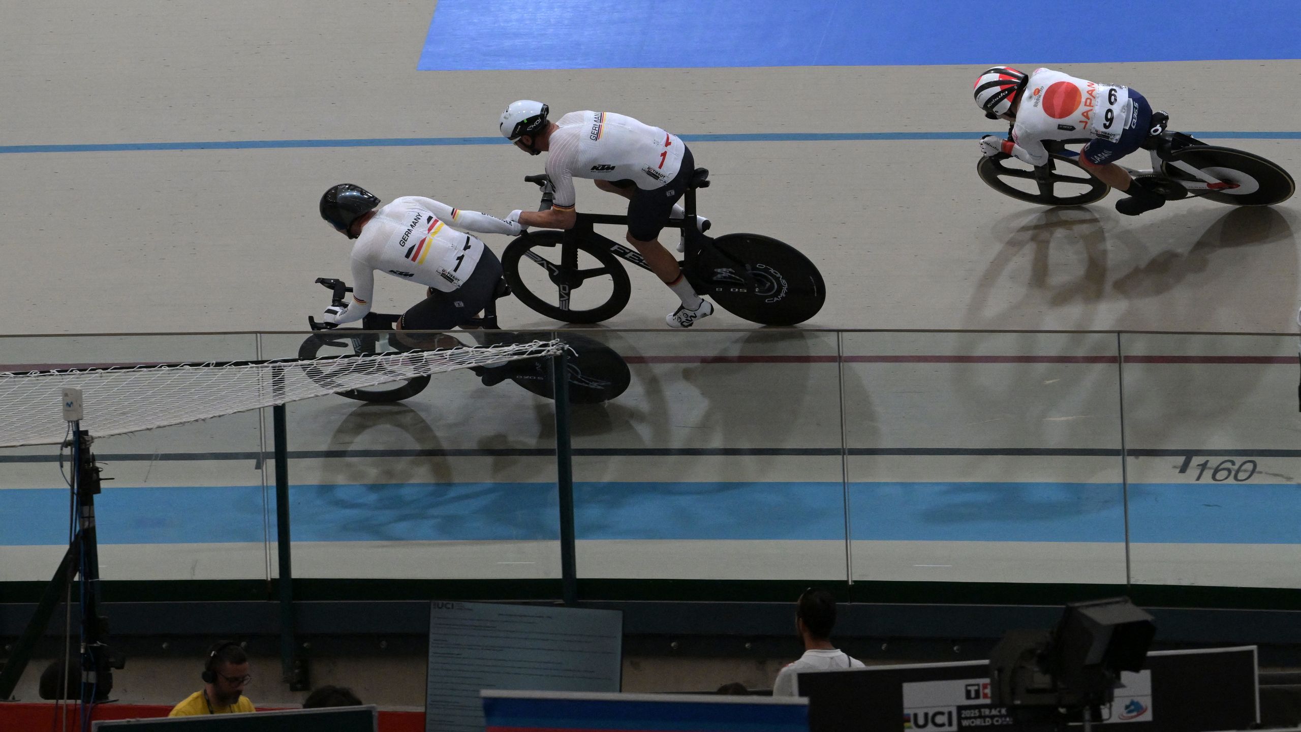 Madison-Finale der Bahnrad-WM: Moritz Augenstein und Roger Kluge ...