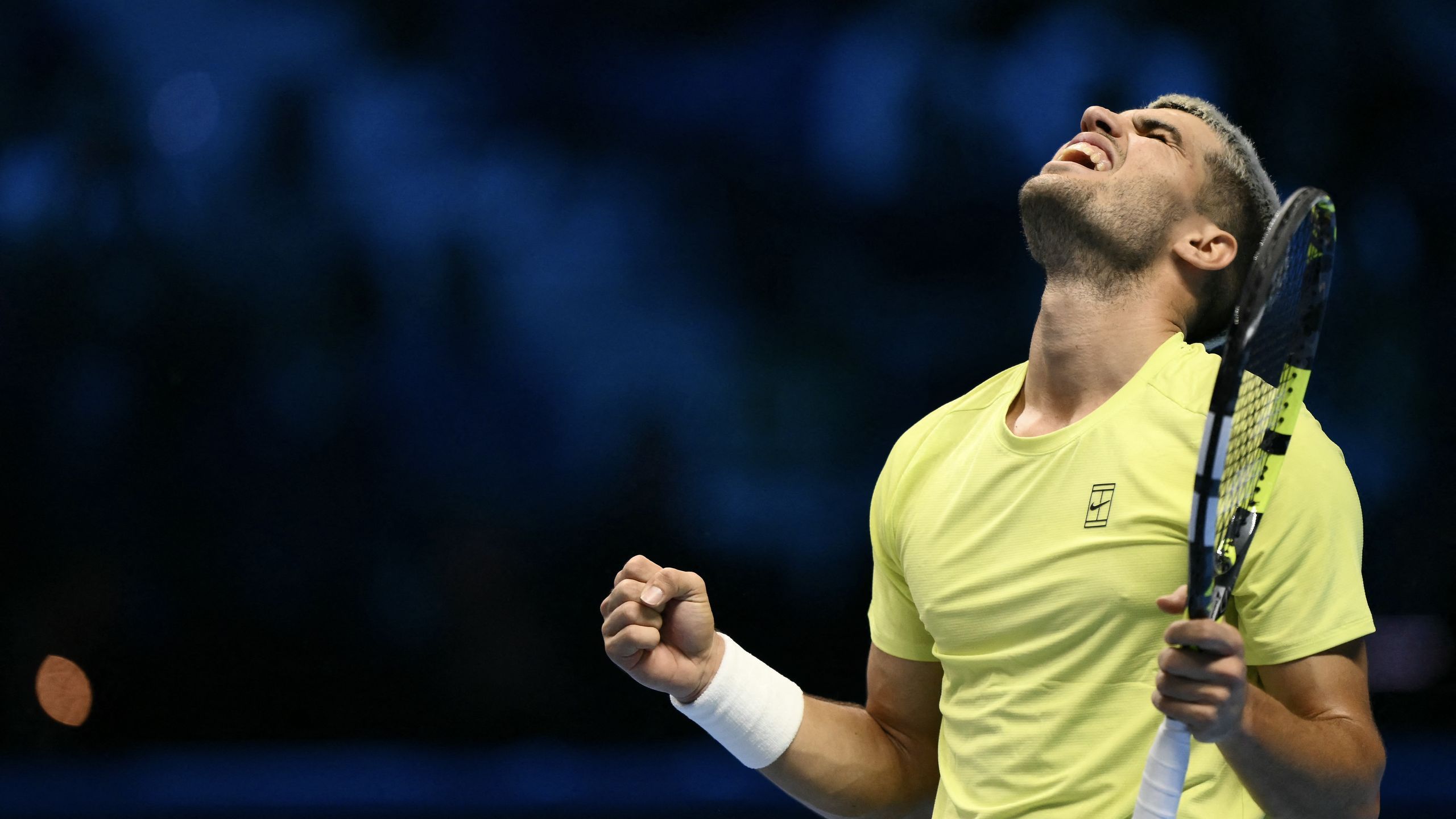 ATP Finals - Les bras levé comme s'il avait gagné le match : la joie de ...