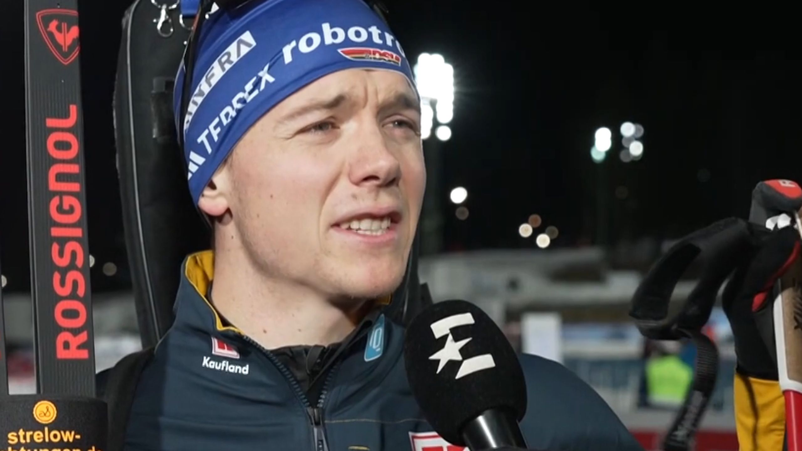 Justus Strelow in der Staffel in Östersund mit massiven Problemen am ...