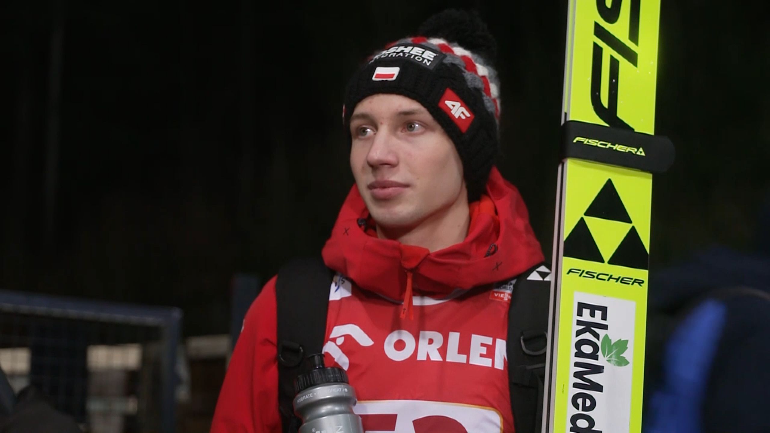 Kacper Tomasiak po niedzielnym konkursie PŚ w Wiśle - Ski Jumping video ...