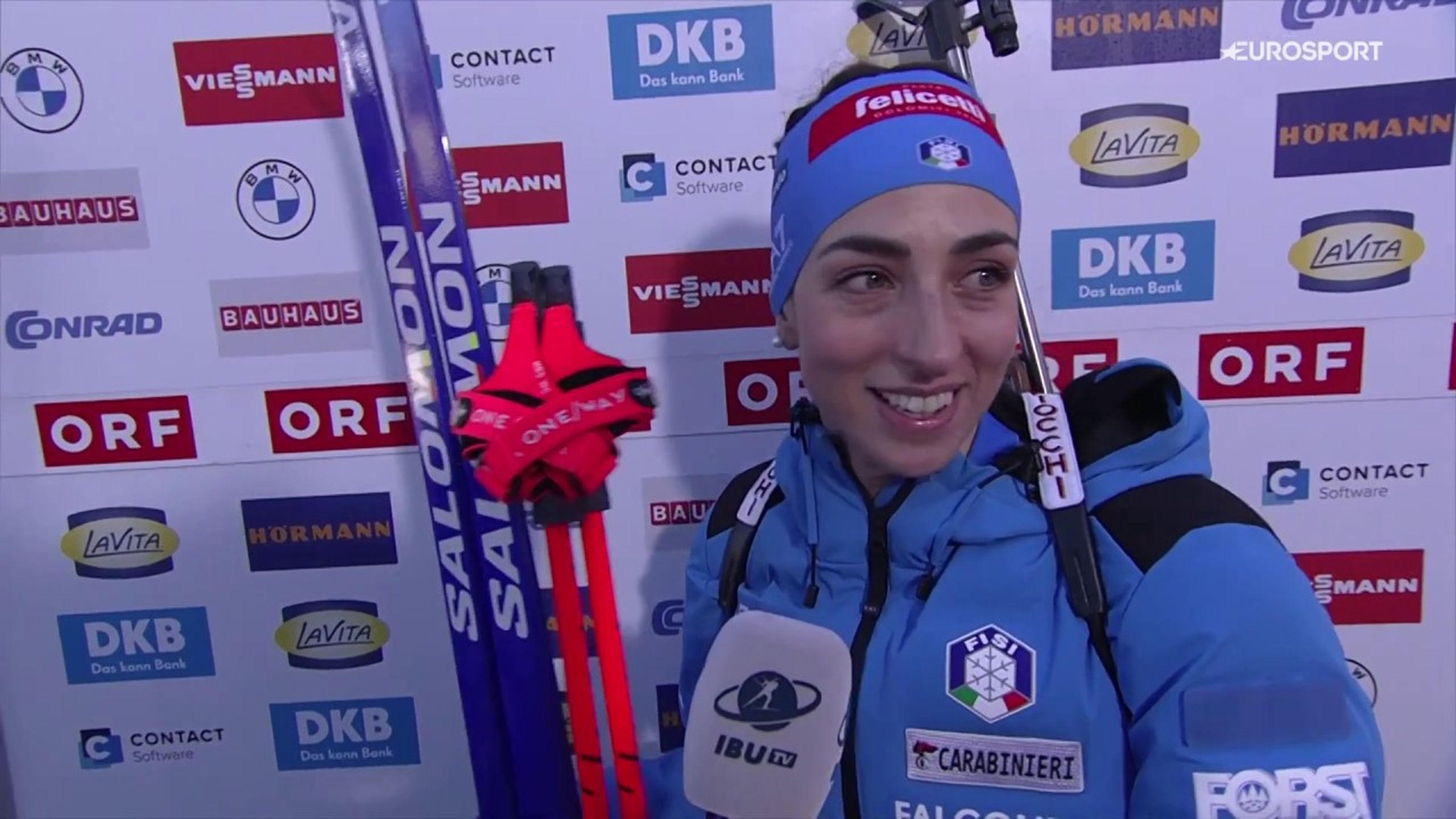 Lisa Vittozzi in lacrime dopo la vittoria a Hochfilzen: "Gara perfetta ...