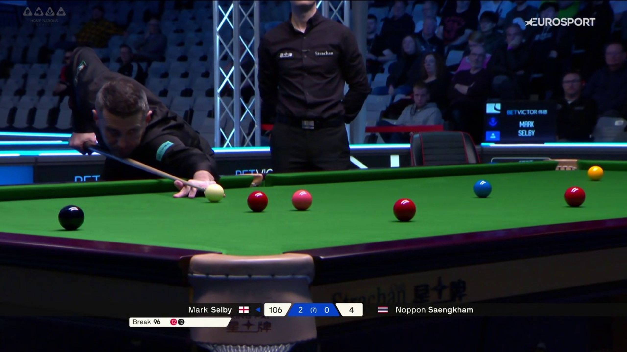 104-punktowy brejk Marka Selby'ego w 3. frejmie 2. rundy Scottish Open ...