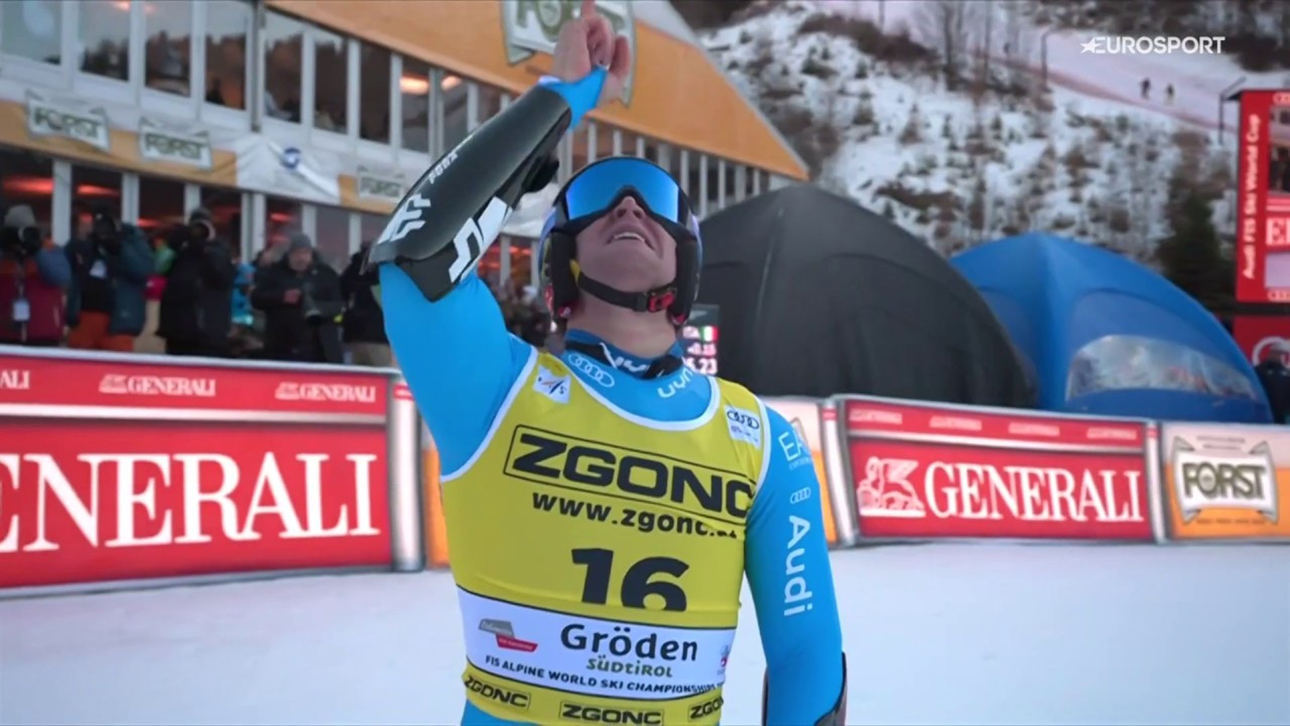 Giovanni Franzoni da brividi! 3° posto in Super G sulla Saslong e ...