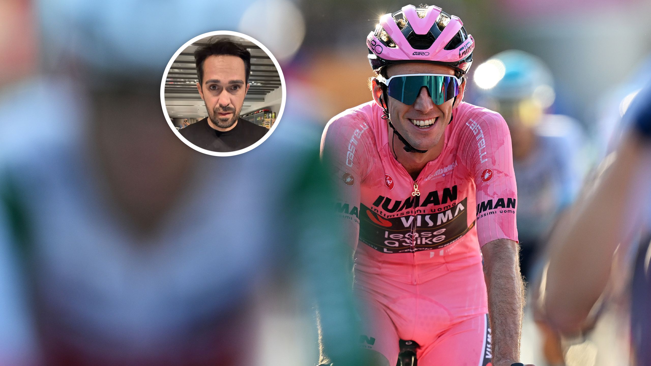 Alberto Contador snapt afscheid van Simon Yates - "Colle delle Finestre ...