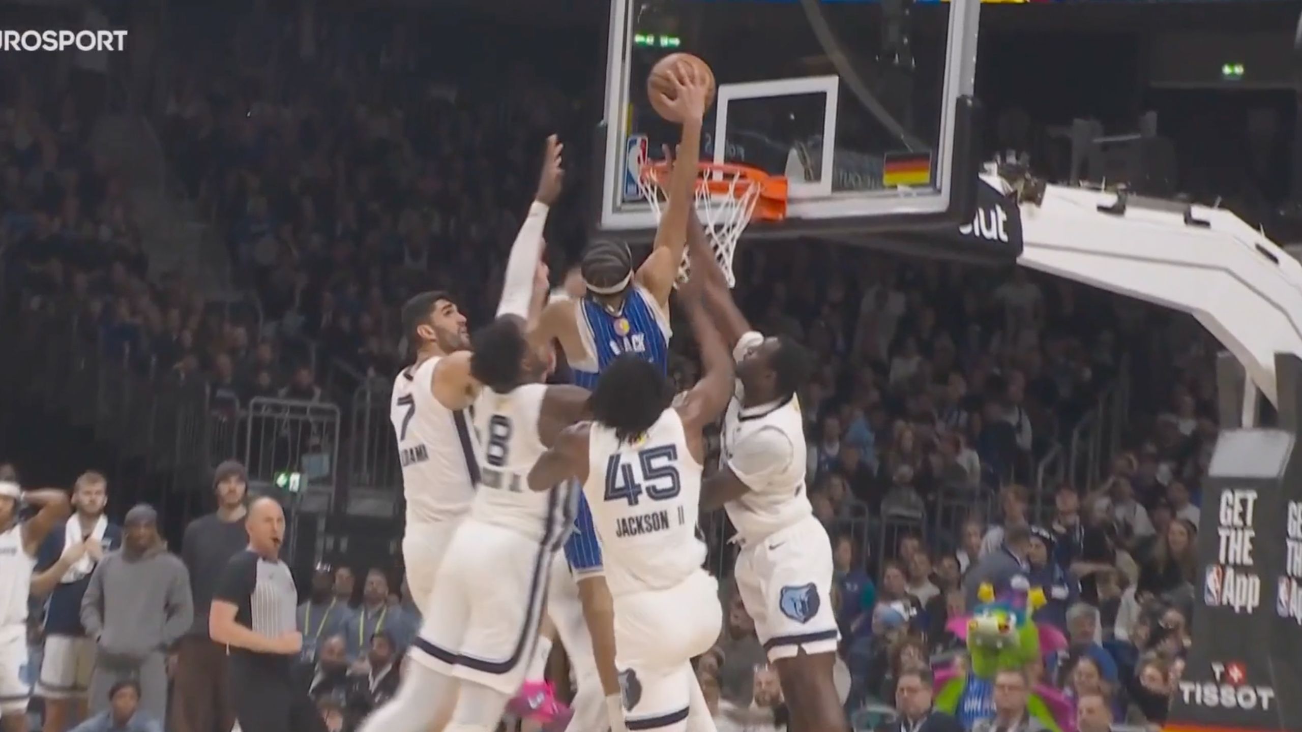 "Det er potentielt årets dunk!" - Kæmpe dunk af Anthony Black fra ...