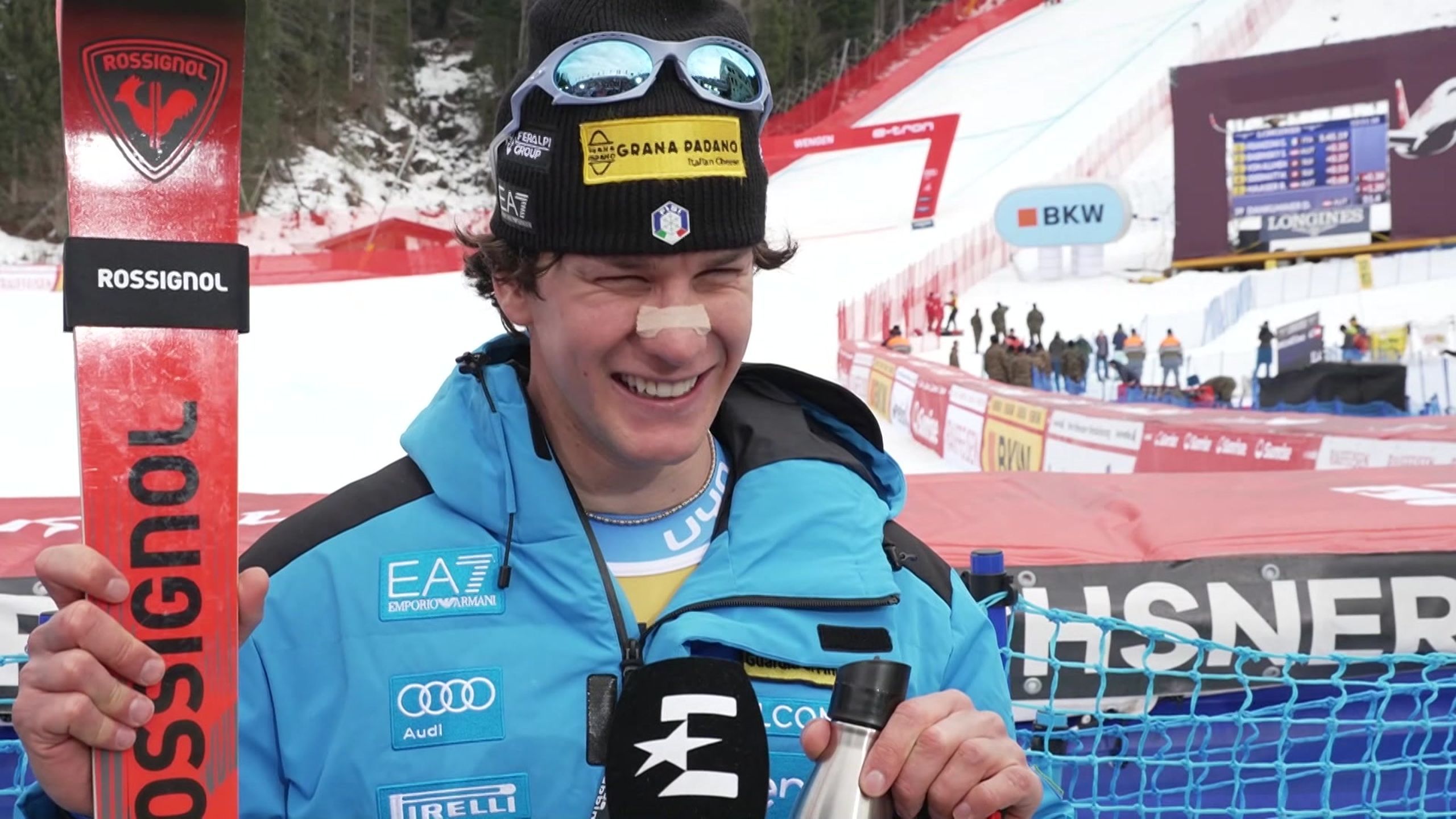 Giovanni Franzoni dopo la vittoria nel Super G di Wengen: "Qui tre anni ...