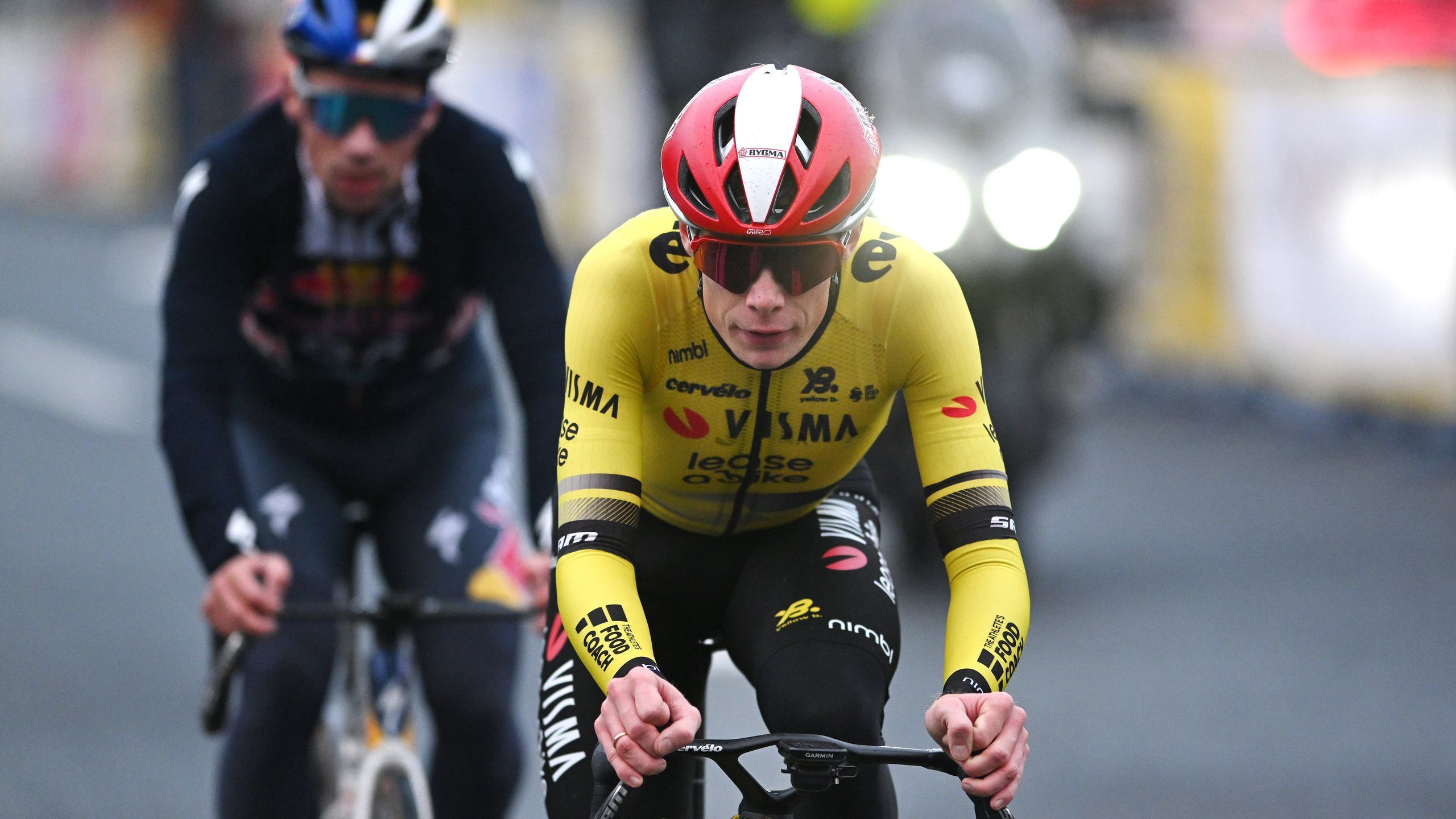 Jonas Vingegaard (Visma-Lease a Bike) victime d'une chute sans gravité ...