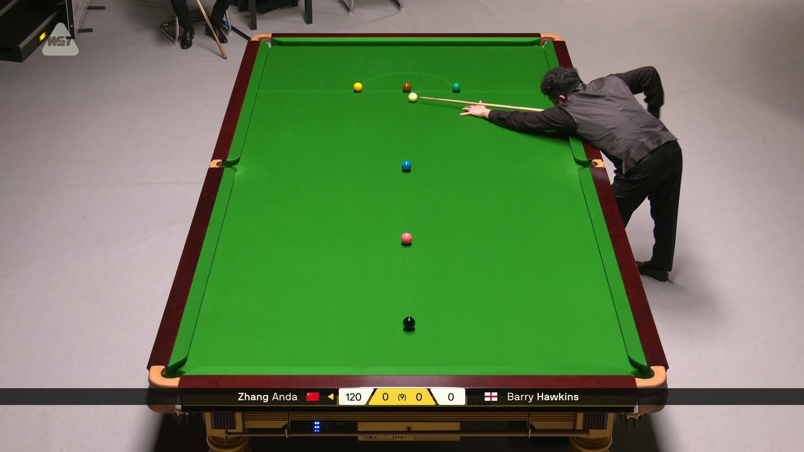 Zhang Anda, break de 147 la Mastersul German! Chinezul, al 16-lea om ...