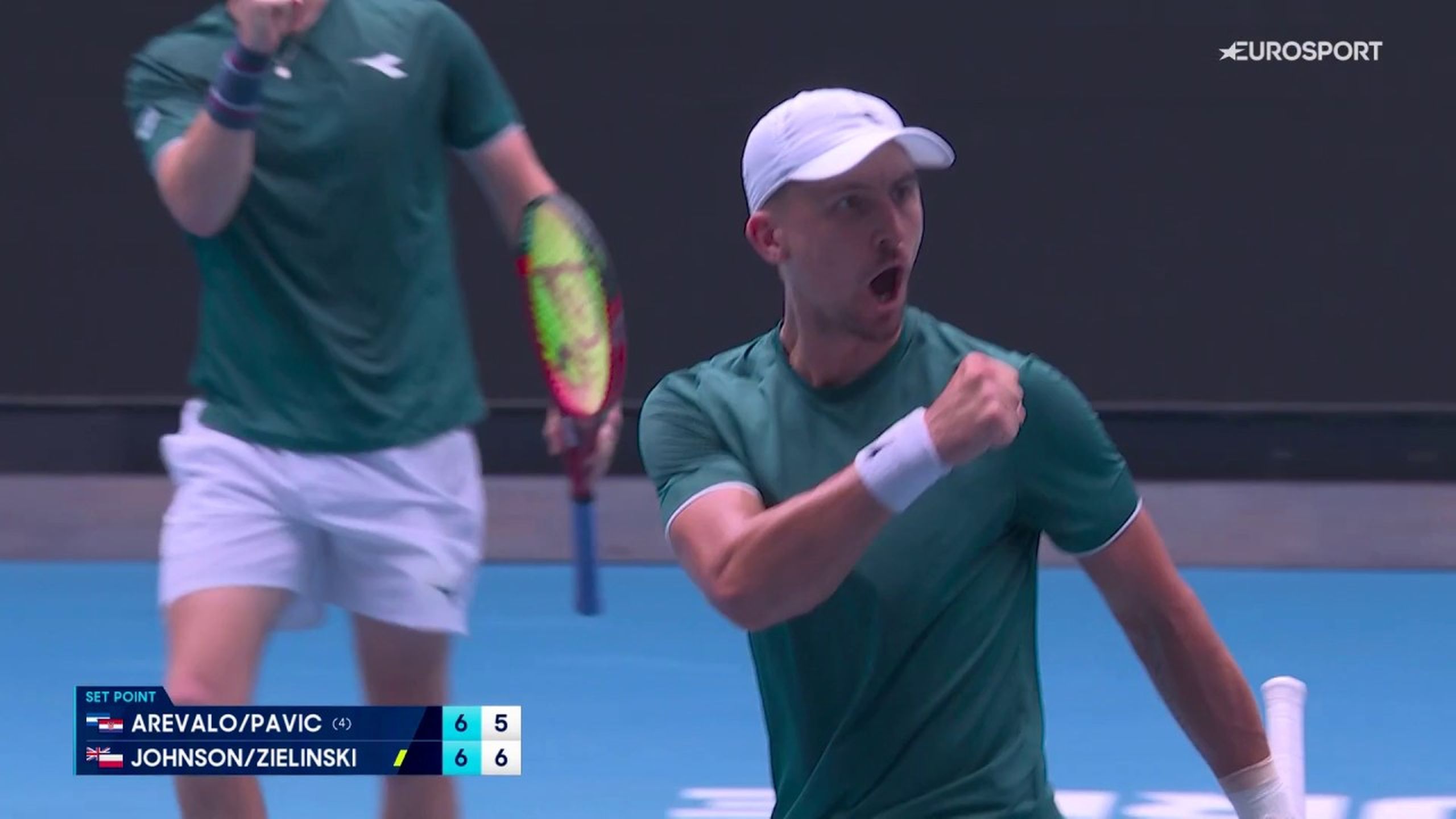 Tenis. Jan Zieliński i Luke Johnson wygrali 1. seta z Marcelo Arevalo i ...
