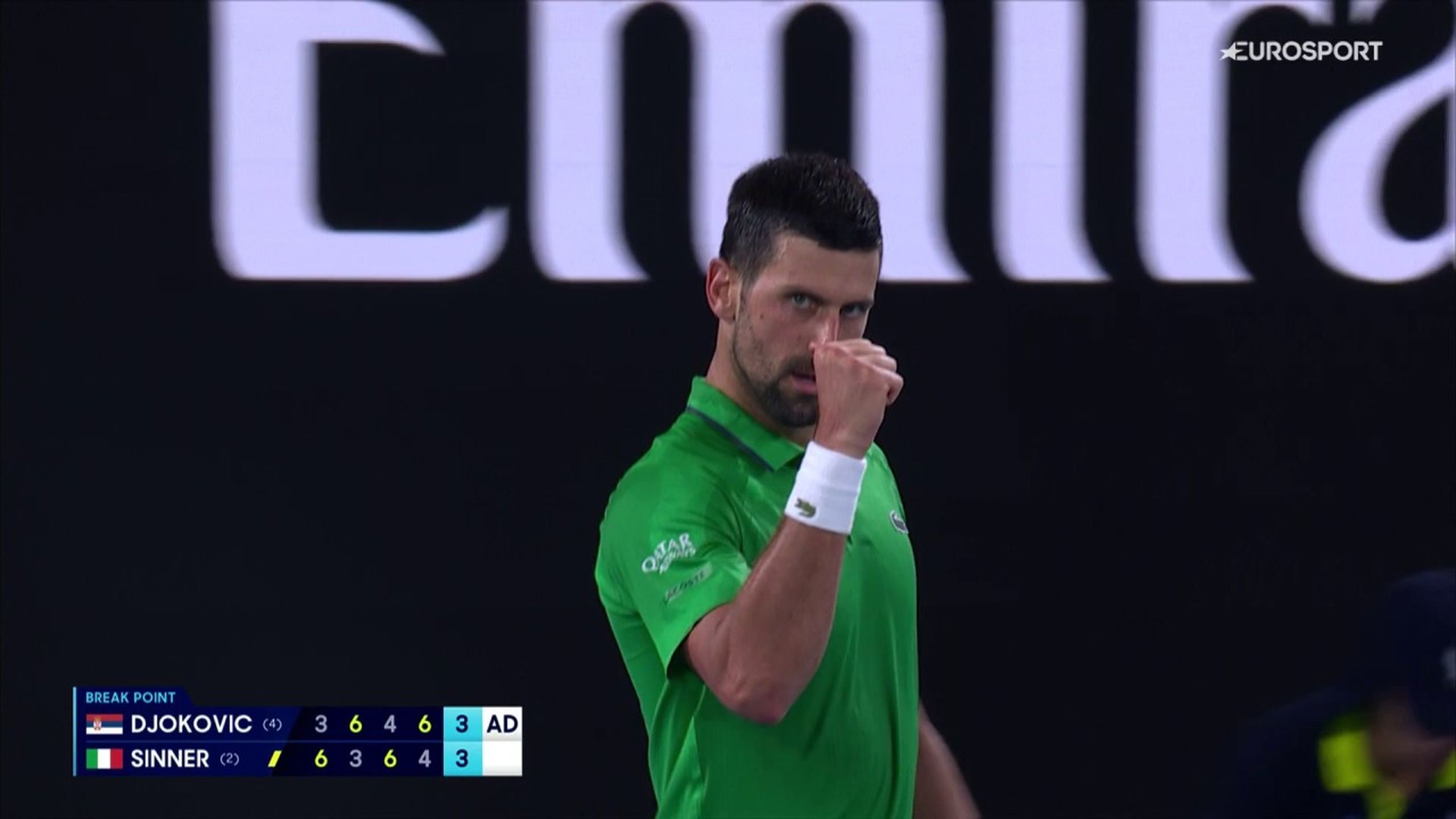 Tenis. Novak Djoković przełamał Jannika Sinnera na 4:3 w 5. secie ...