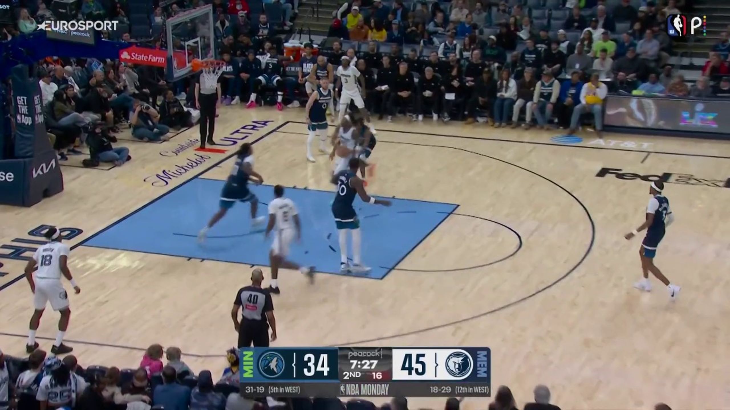 NBA: Wsad G.G. Jacksona w 2. kwarcie meczu Memphis Grizzlies ...