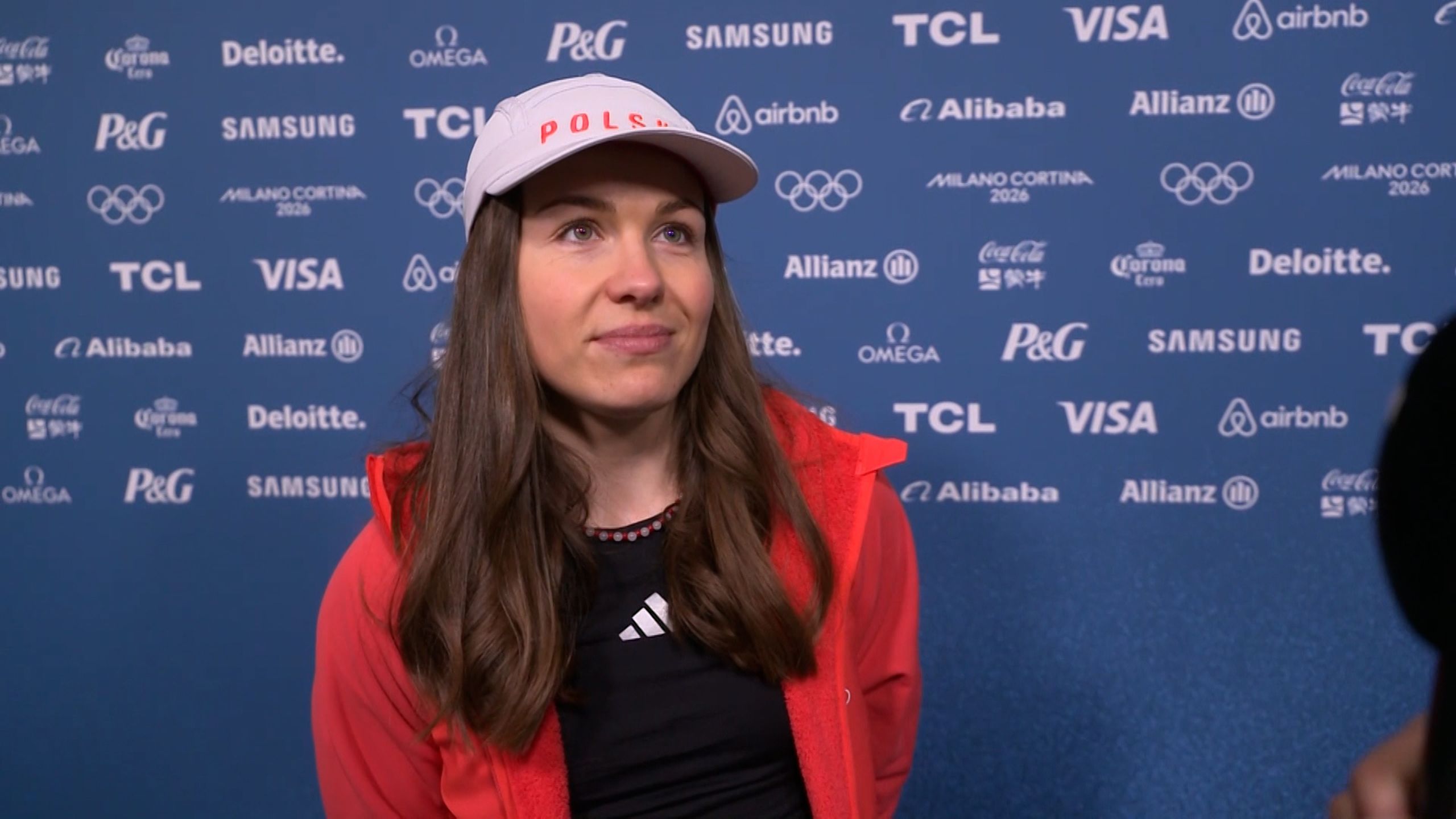Kaja Ziomek-Nogal po treningu - igrzyska olimpijskie Mediolan - Cortina ...