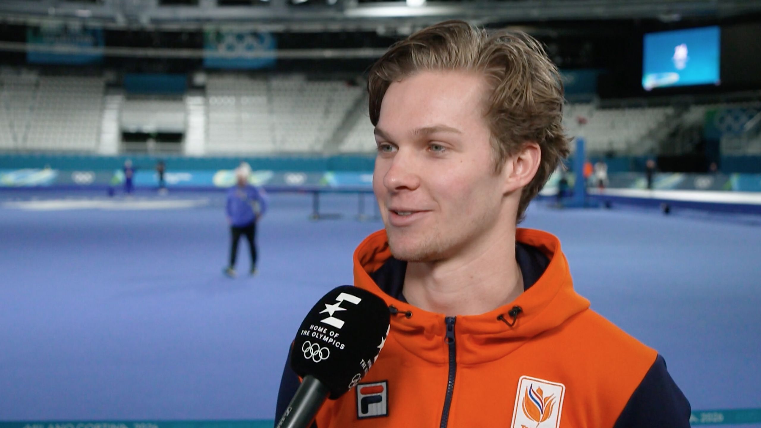 Stijn van de Bunt geniet van het Nederlandse publiek op de Winterspelen ...