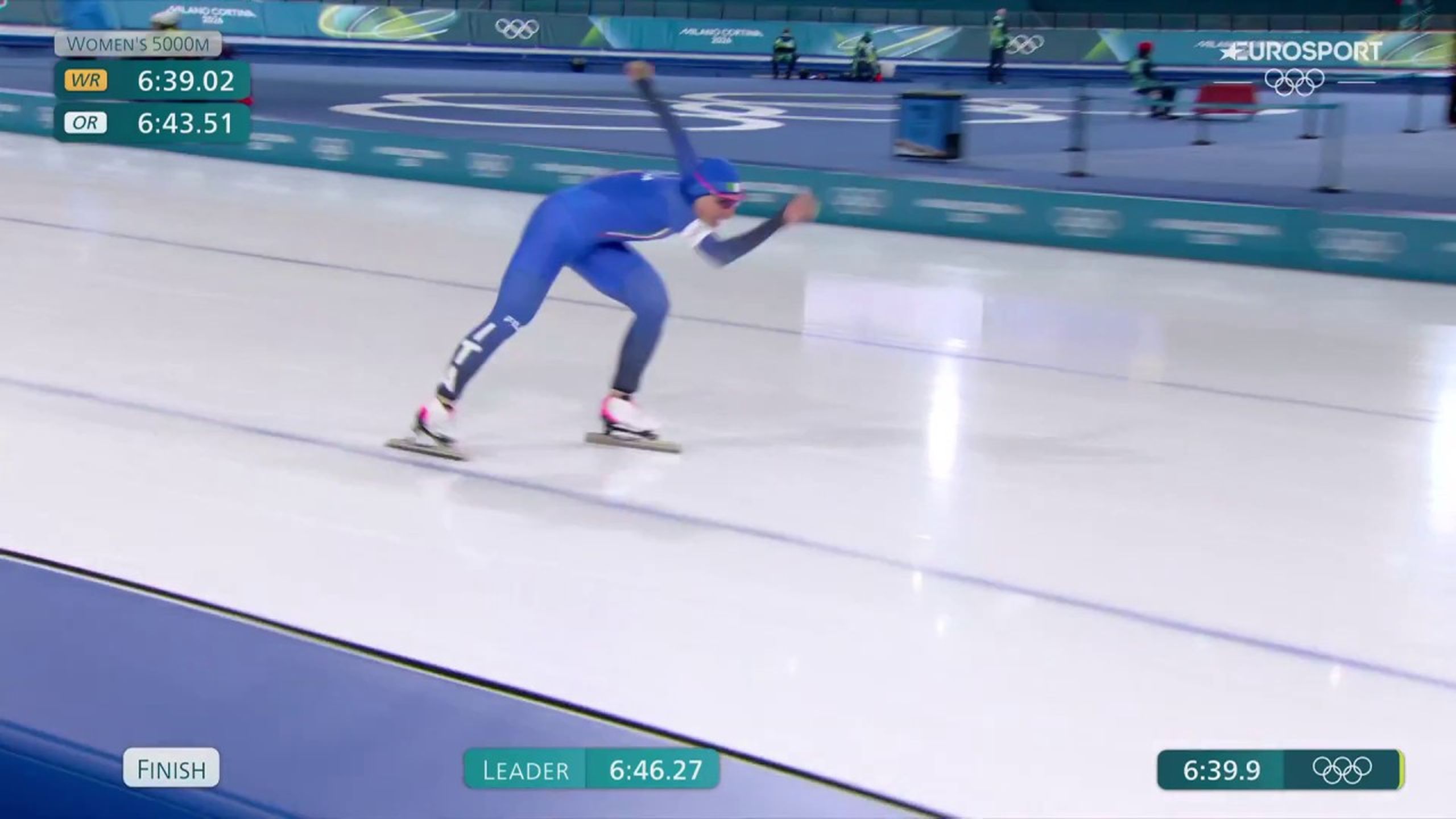 Merel Conijn komt 0,1 seconde tekort voor goud op 5.000m - Lollobrigida ...