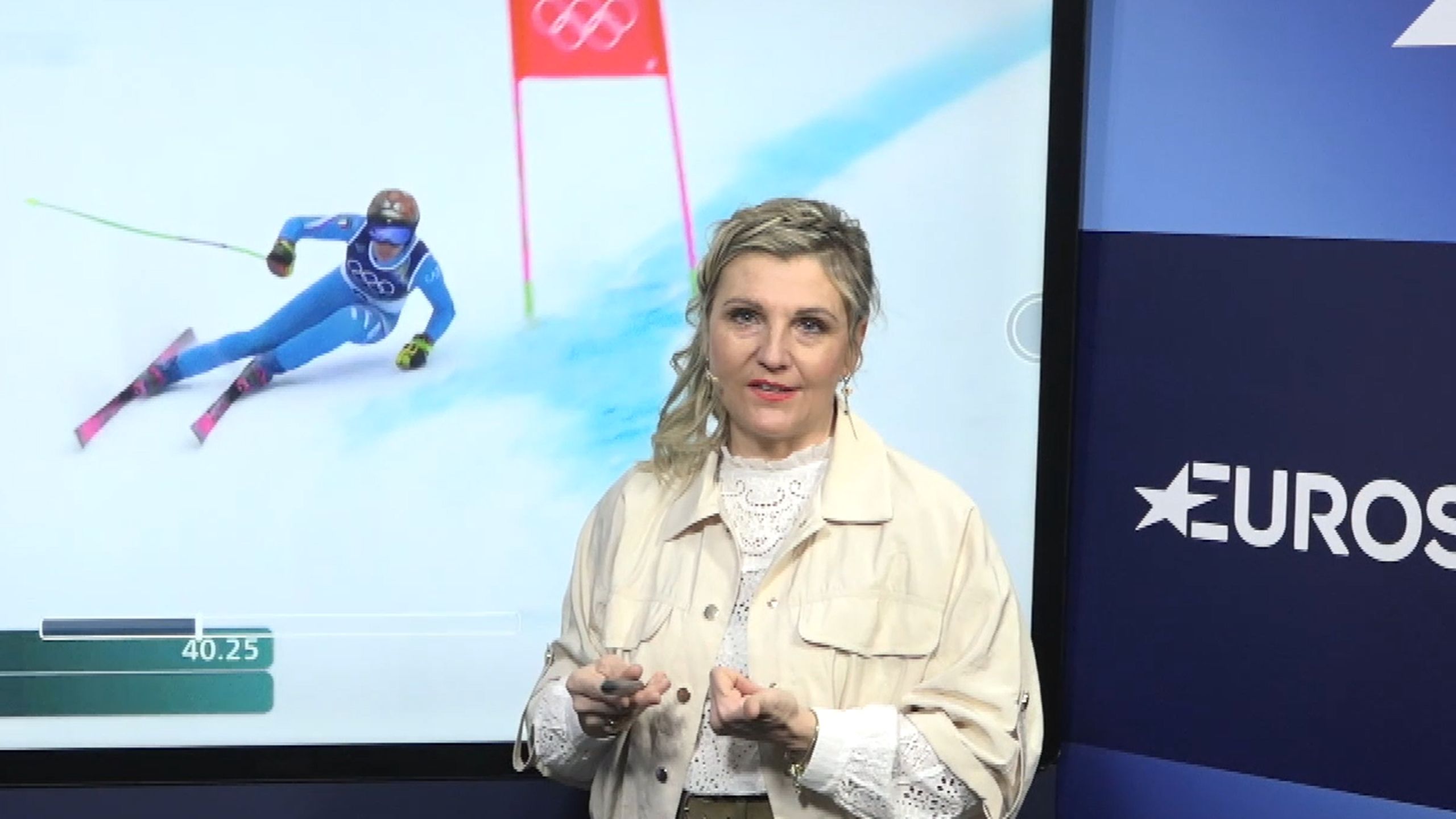 Olympia 2026 - Ski Alpin - Martina Lechner analysiert Gold-Fahrt von ...