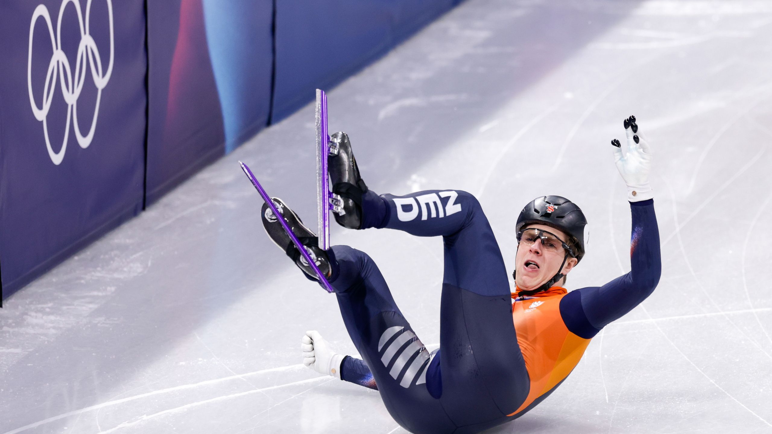 Teun Boer teleurgesteld na val in finale 500 meter- "Ik had op meer ...