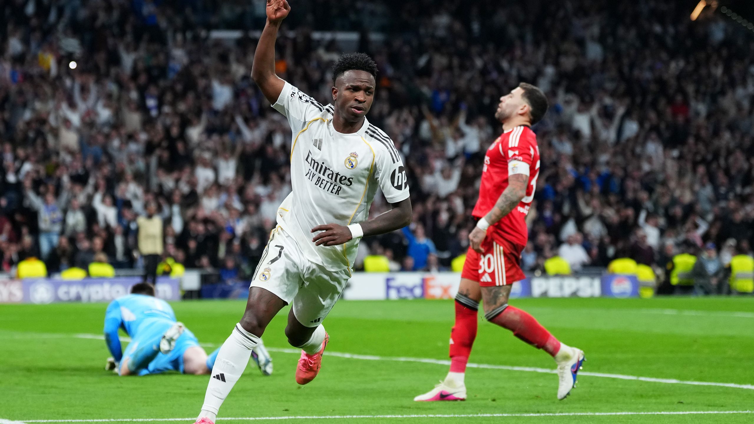Real Madrid-Benfica 2-1: I Blancos, a fatica, battono i portoghesi e ...
