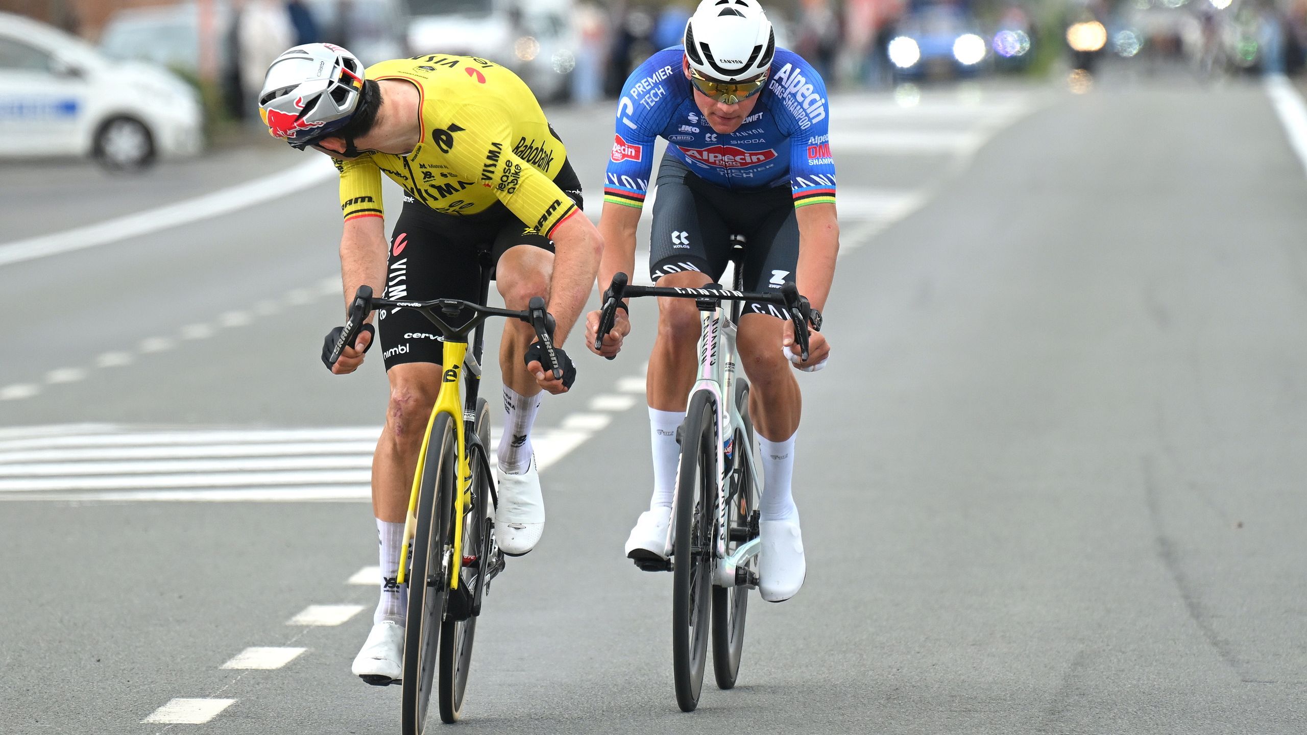Mathieu van der Poel ging niet voluit tijdens finale In Flanders Fields ...