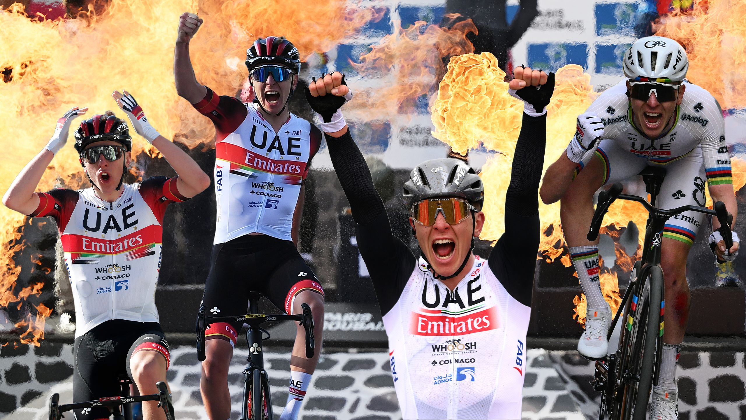 Solo falta París-Roubaix para la leyenda: El camino de Tadej Pogacar ...