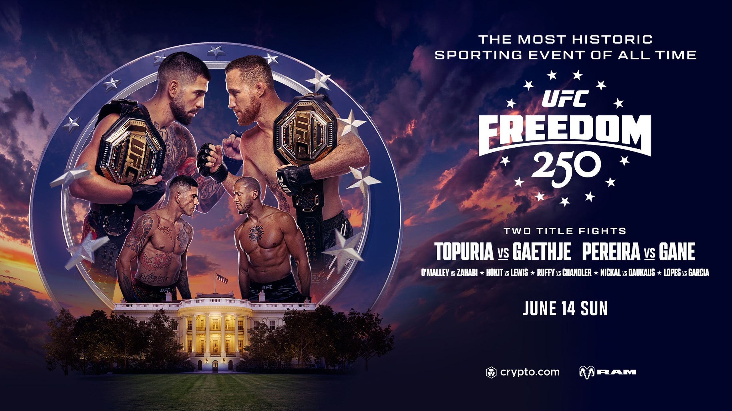 UFC Freedom 250: Topuria vs Gaethje - Quando e dove vederlo in tv e ...