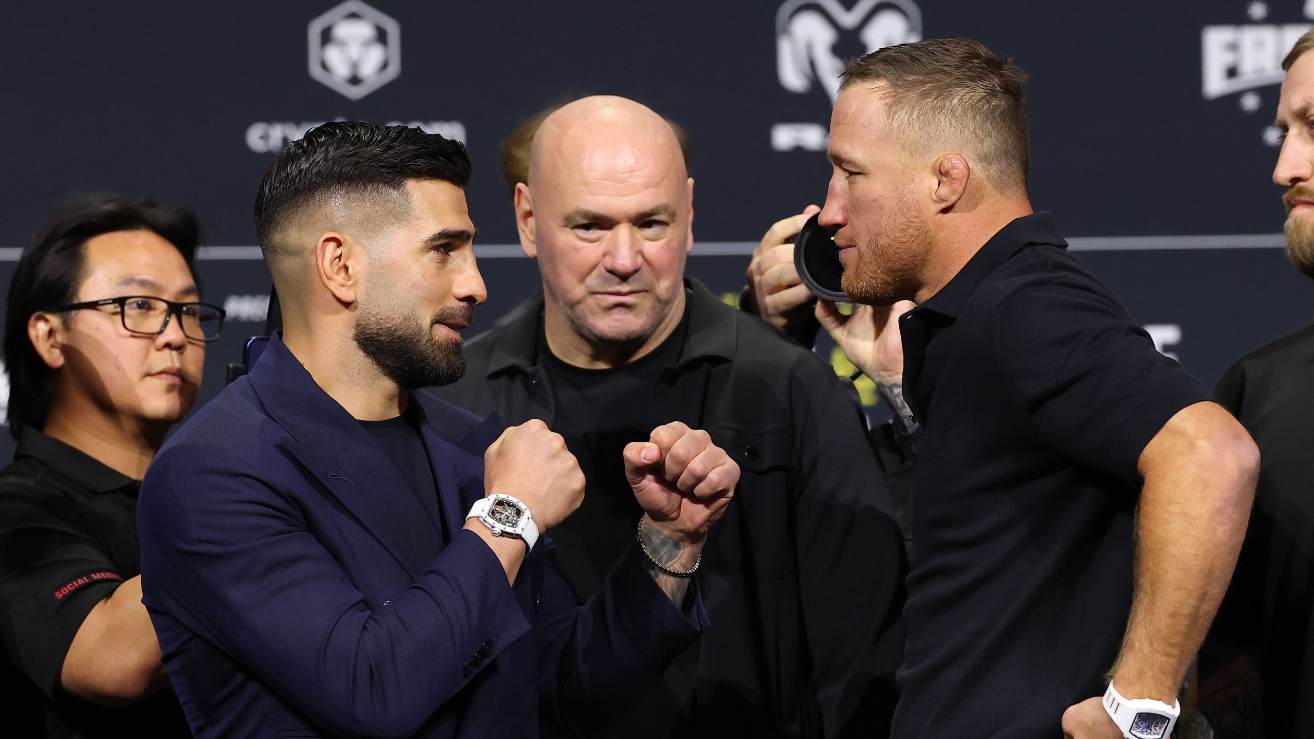 UFC | Topuria y Gaethje se pierden el respeto y cruzan una línea ...
